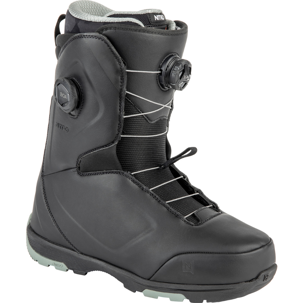 NITRO CLUB BOA SNOWBOARD BOOTS BLACK 2025 - ONE Boardshop