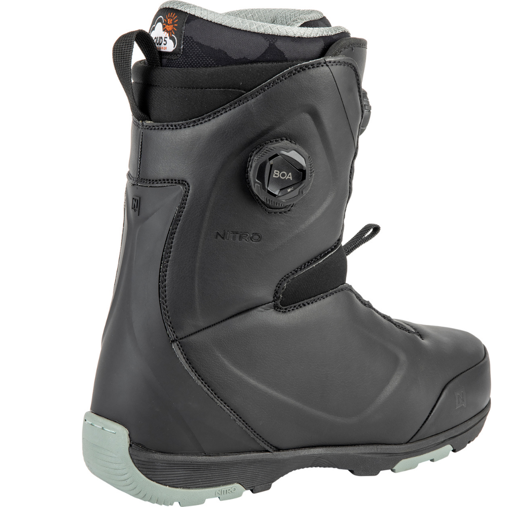 NITRO CLUB BOA SNOWBOARD BOOTS BLACK 2025 - ONE Boardshop