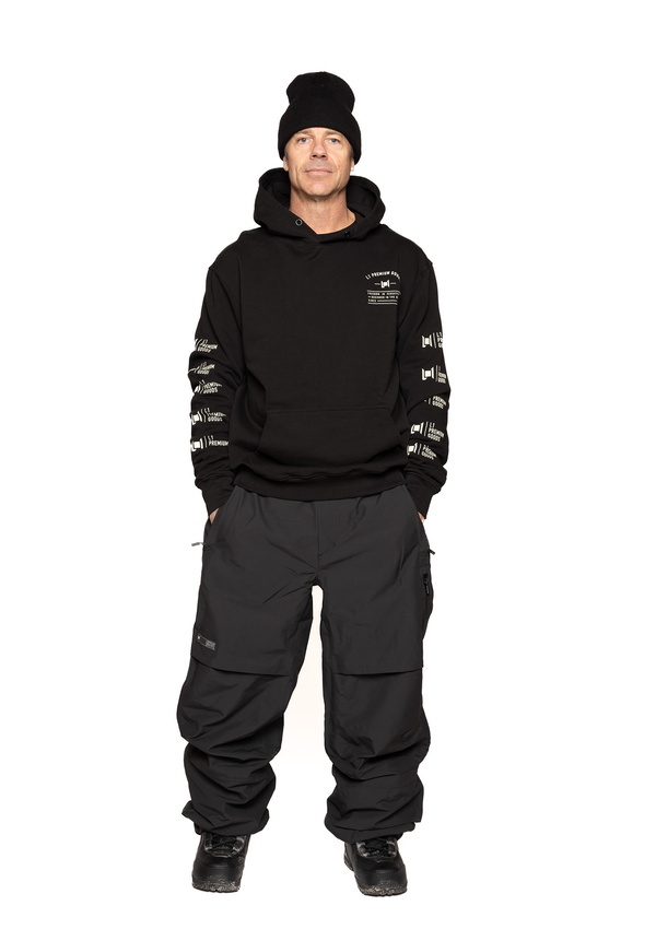 L1 RANKIN PANT BLACK 2025 - ONE Boardshop