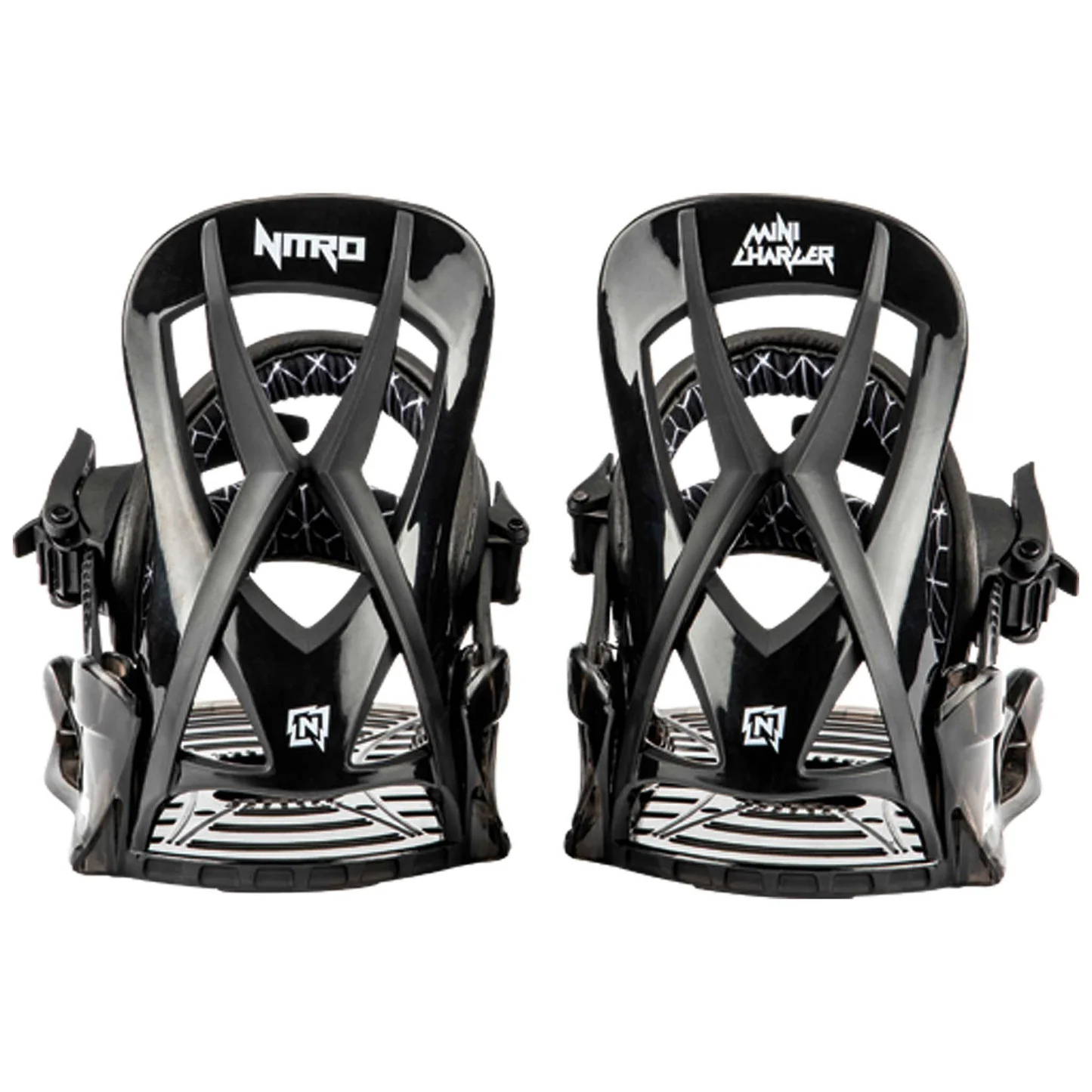 NITRO MICRO CHARGER SNOWBOARD BINDINGS BLACK 2025 - ONE Boardshop