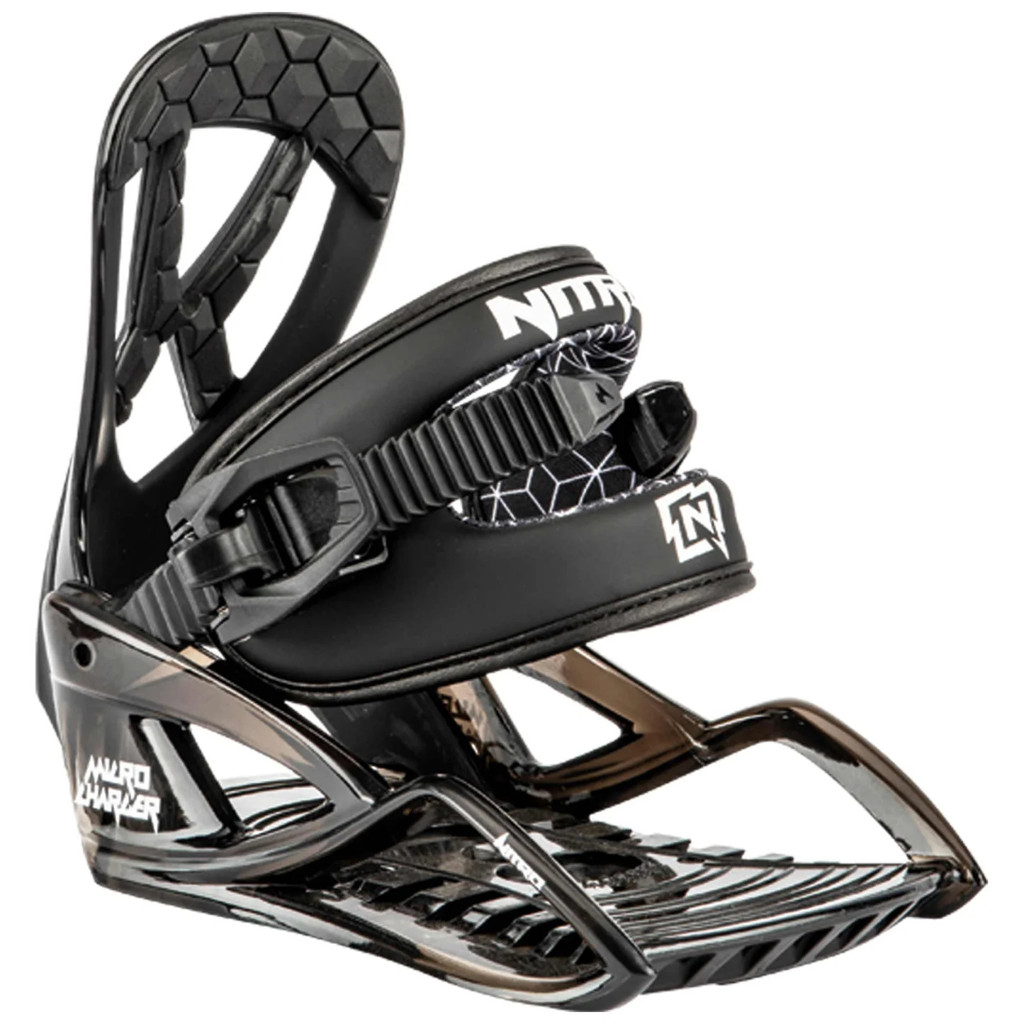 NITRO MICRO CHARGER SNOWBOARD BINDINGS BLACK 2025 - ONE Boardshop