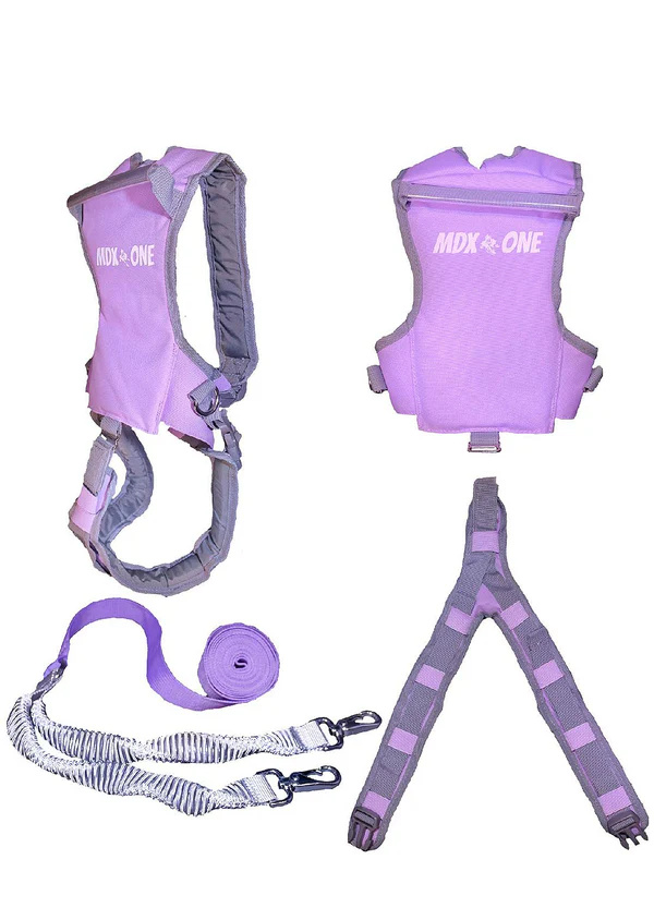 MDX ONE SKI HARNESS w/ STATIC LEASH LAVENDER 2025 - ONE Boardshop