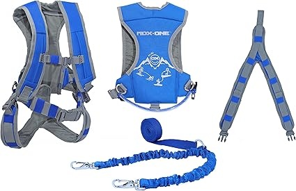 MDX ONE SKI HARNESS w/ STATIC LEASH BLUE 2025 - ONE Boardshop