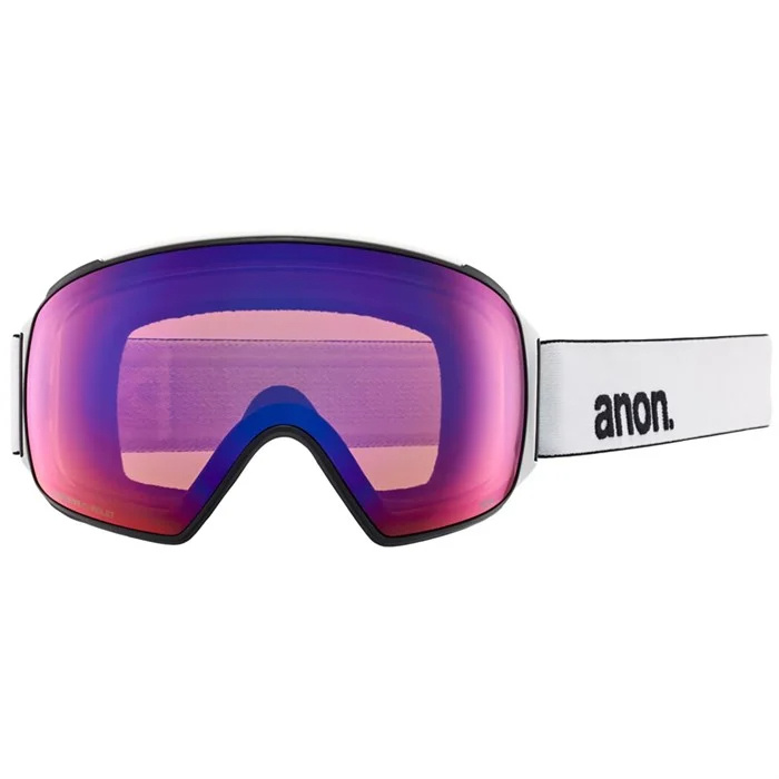 ANON M4 TORIC GOGGLE WHITE w/ SUNNY ONYX + VARIABLE VIOLET + MFI 2025 - ONE Boardshop