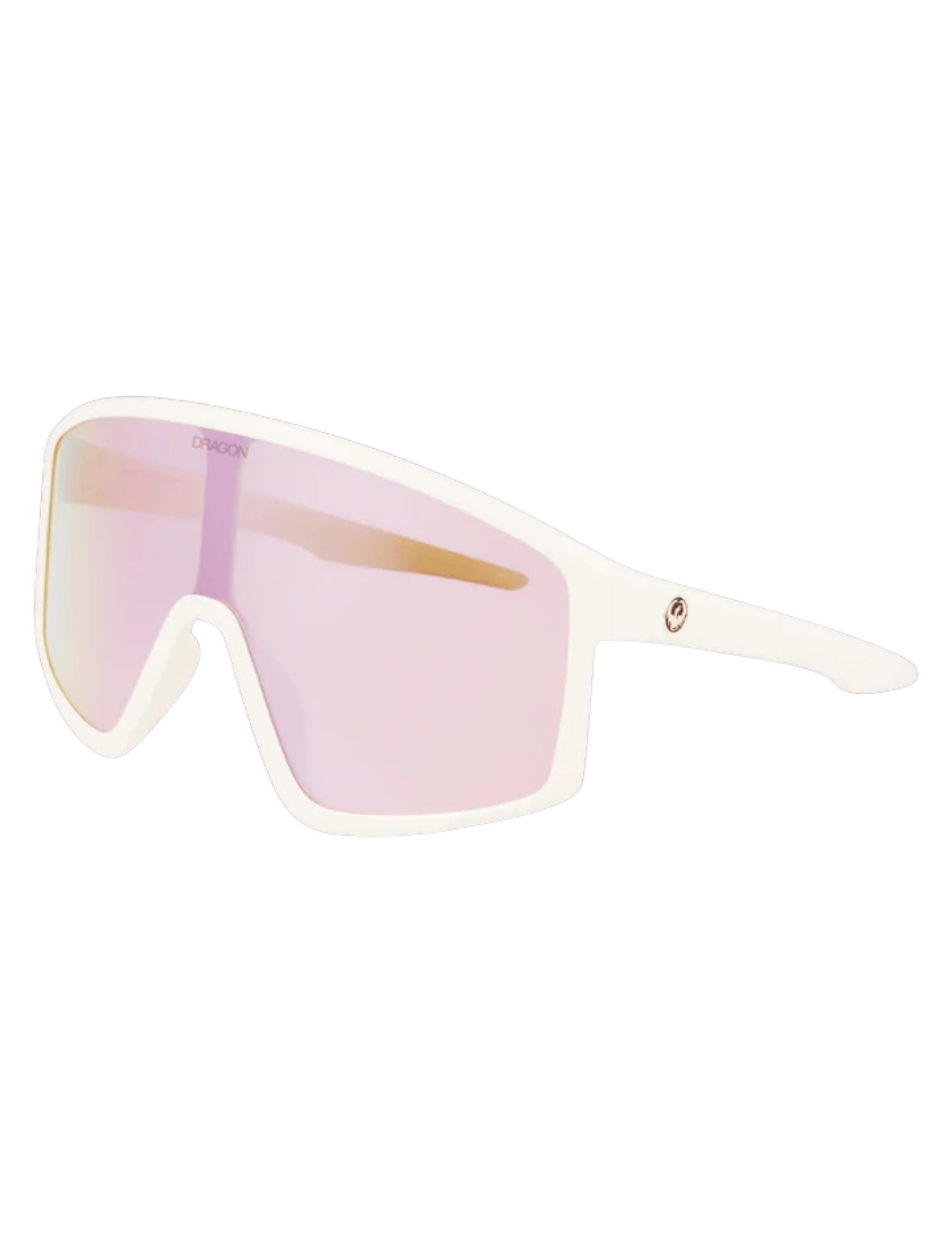 DRAGON AMPED SUNGLASSES CREAM w/ LUMA LENS ROSE ION LENS - ONE Boardshop