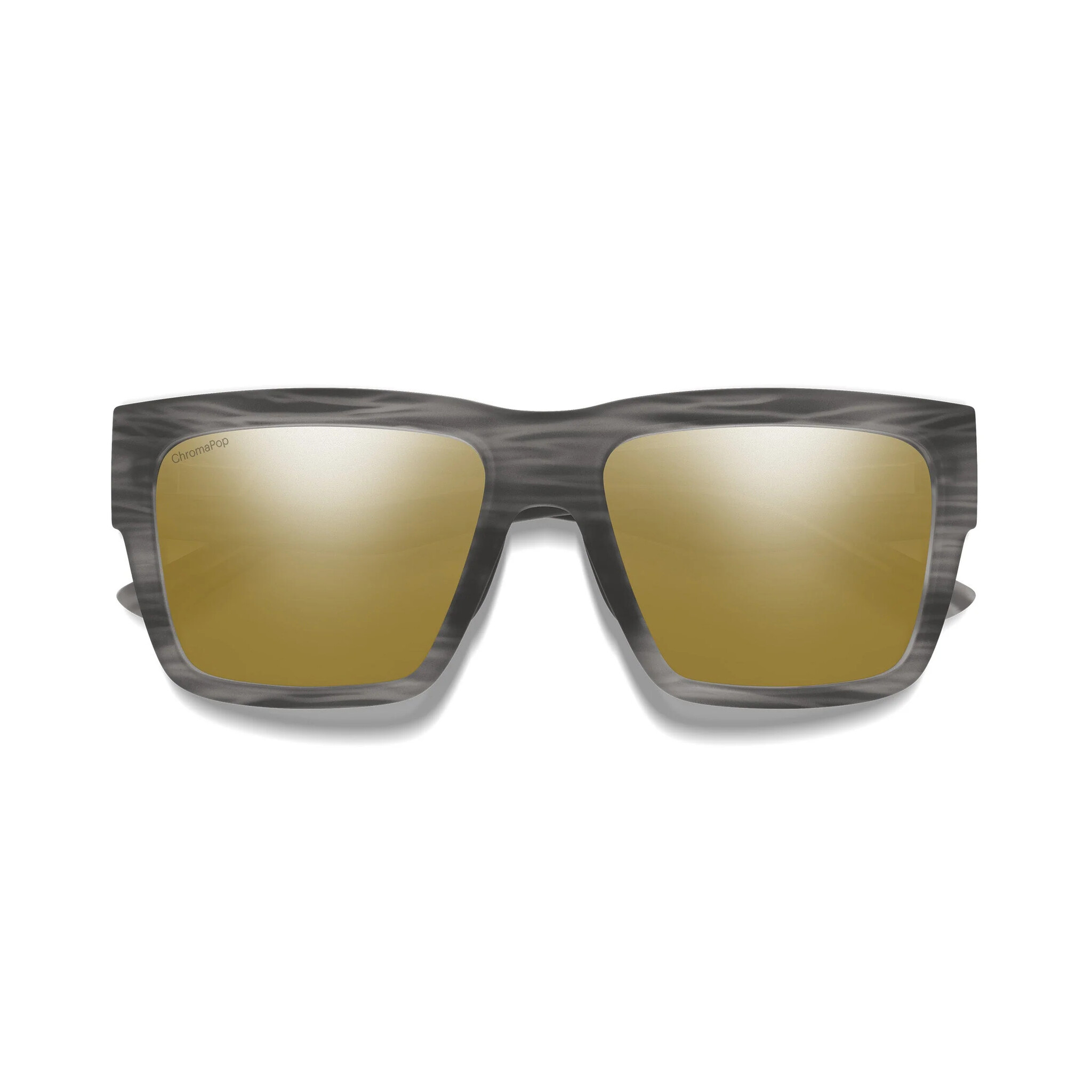 SMITH LINEUP MATTE GREY HORN SUNGLASSES w/ CHROMPOP POLAR BRONZE - ONE ...