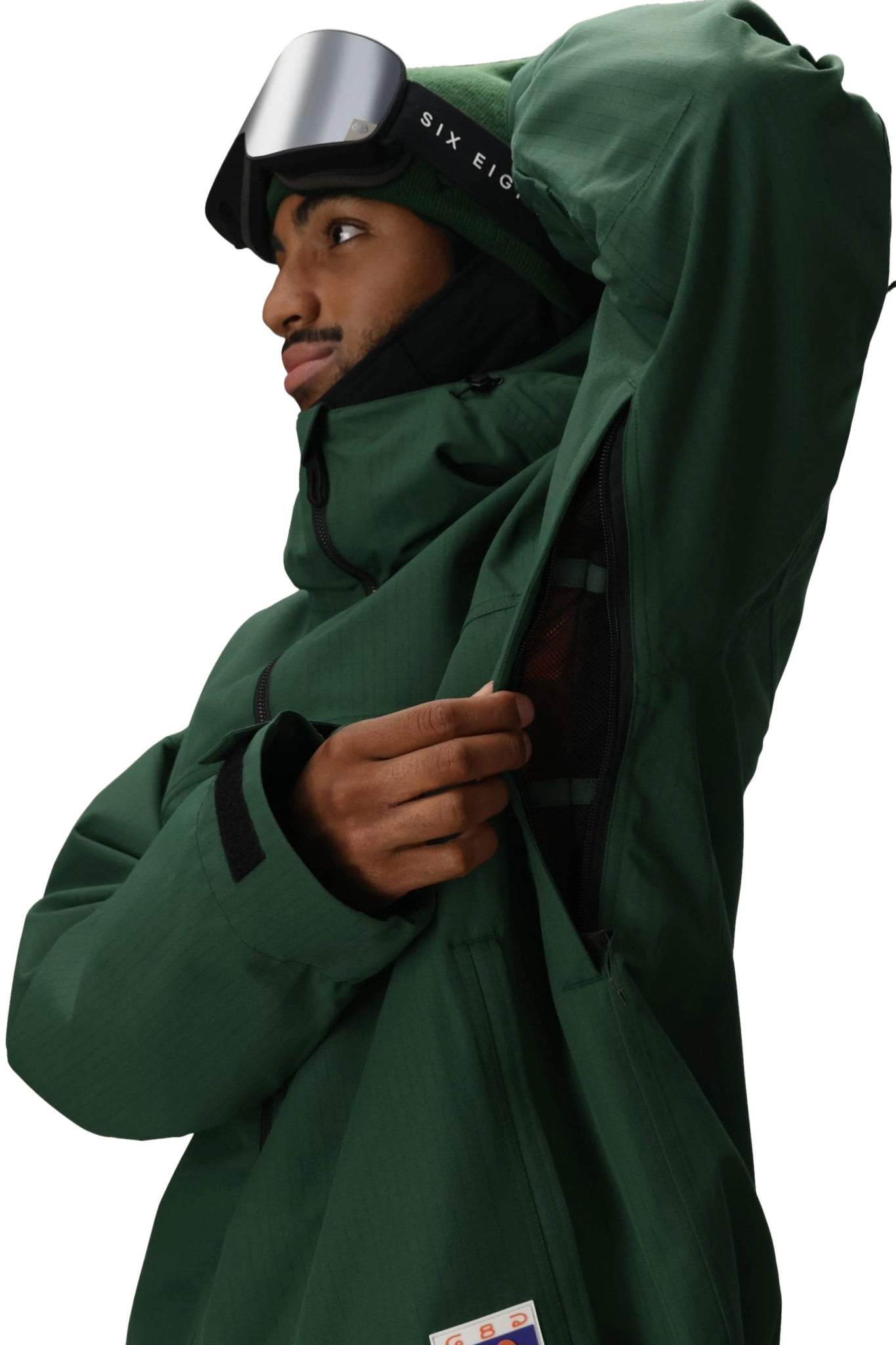 686 DOJO SHELL JACKET MOSS GREEN RIPSTOP 2026 - ONE Boardshop