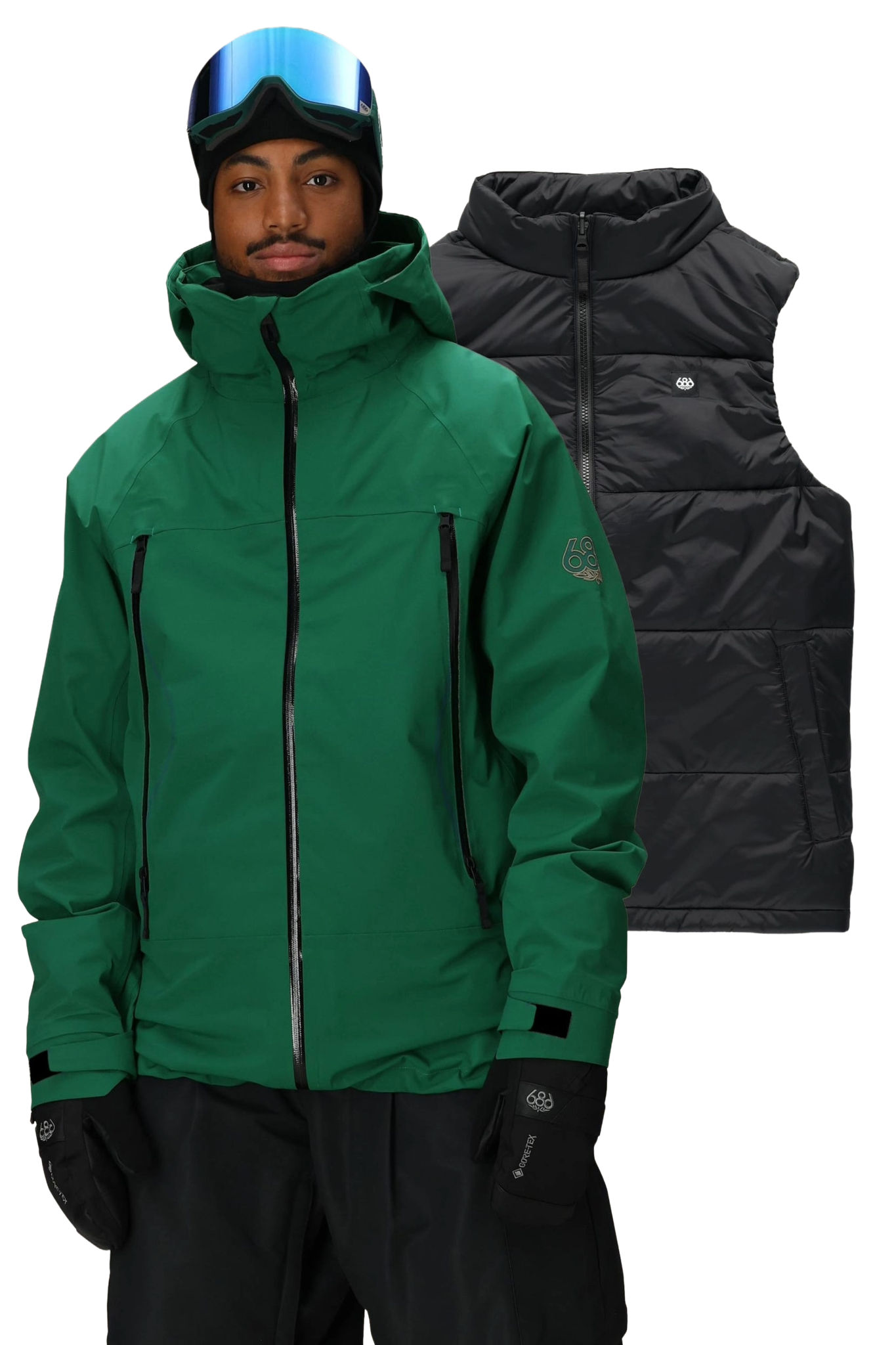 686 SMARTY 3-IN-1 RODEO 3L JACKET EMERALD GREEN 2026 - ONE Boardshop
