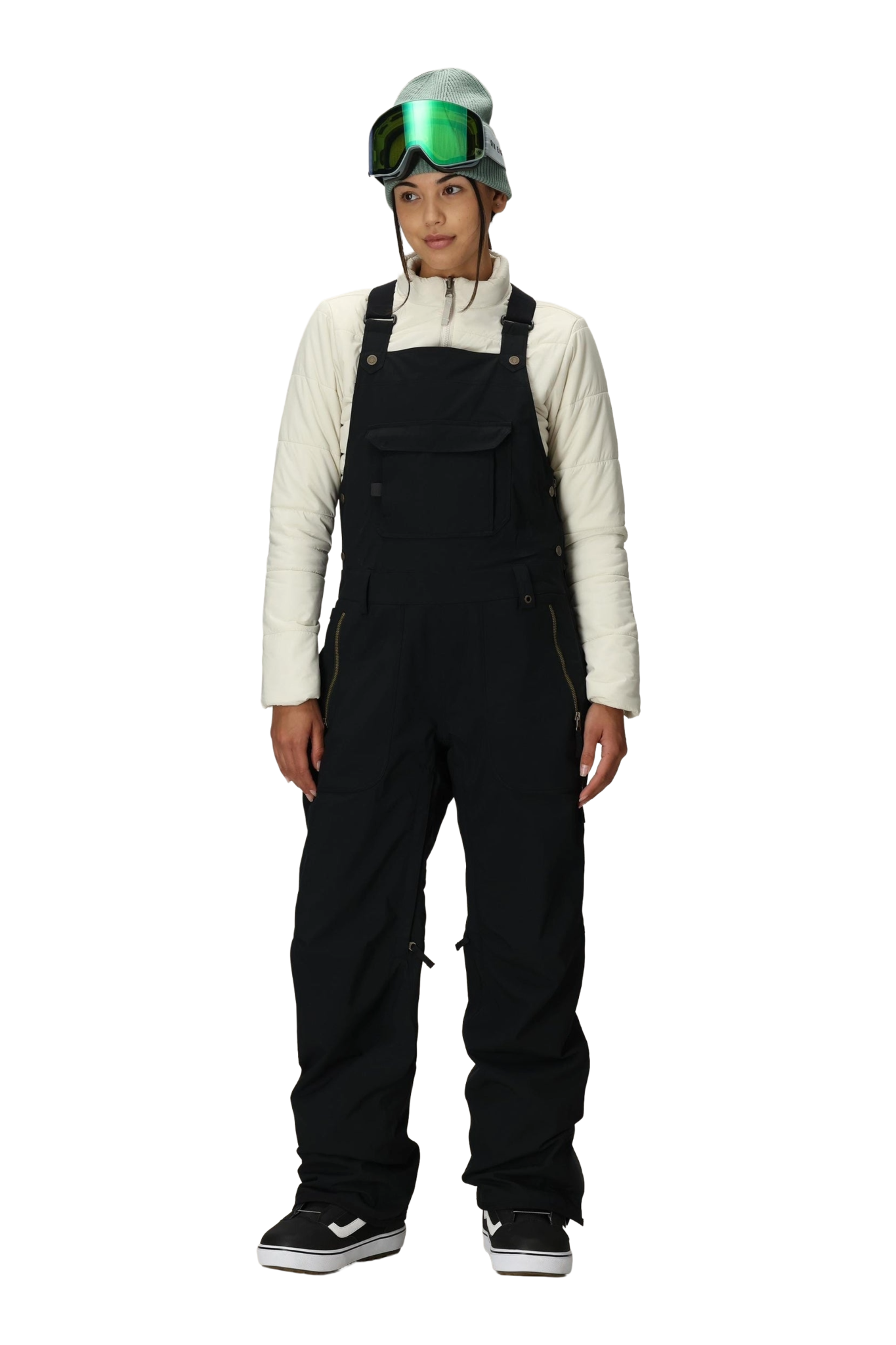 686 WOMENS BLACK MAGIC INSULATED BIB BLACK 2026 - ONE Boardshop