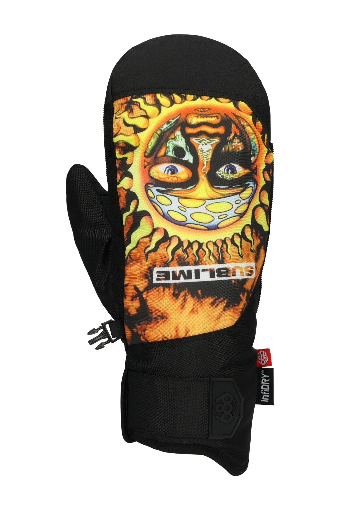 686 PRIMER MITT SUBLIME ORANGE TIE DYE 2026 - ONE Boardshop
