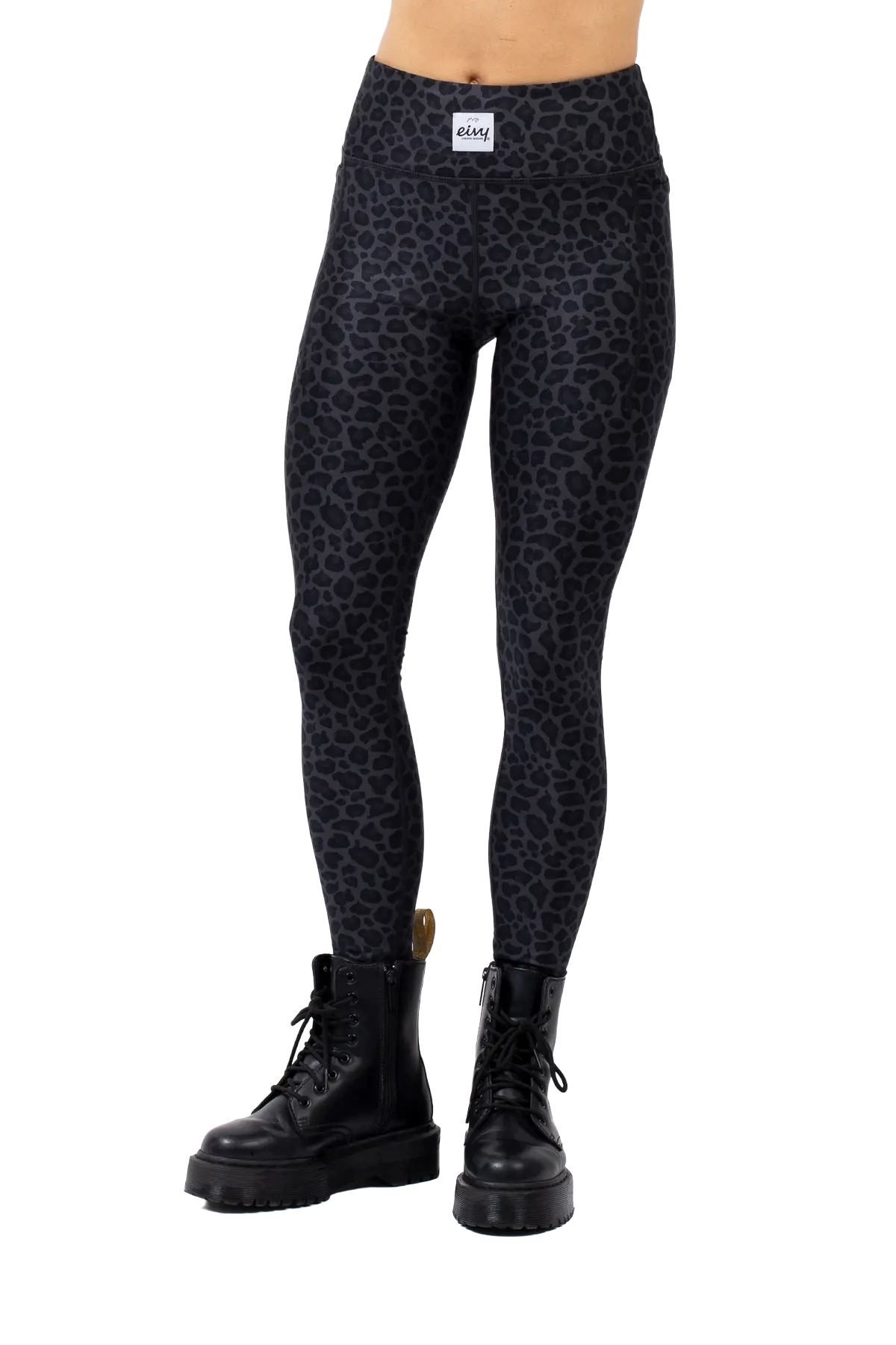 EIVY WOMENS POCKET TIGHTS BLACK LEOPARD 2026 - ONE Boardshop