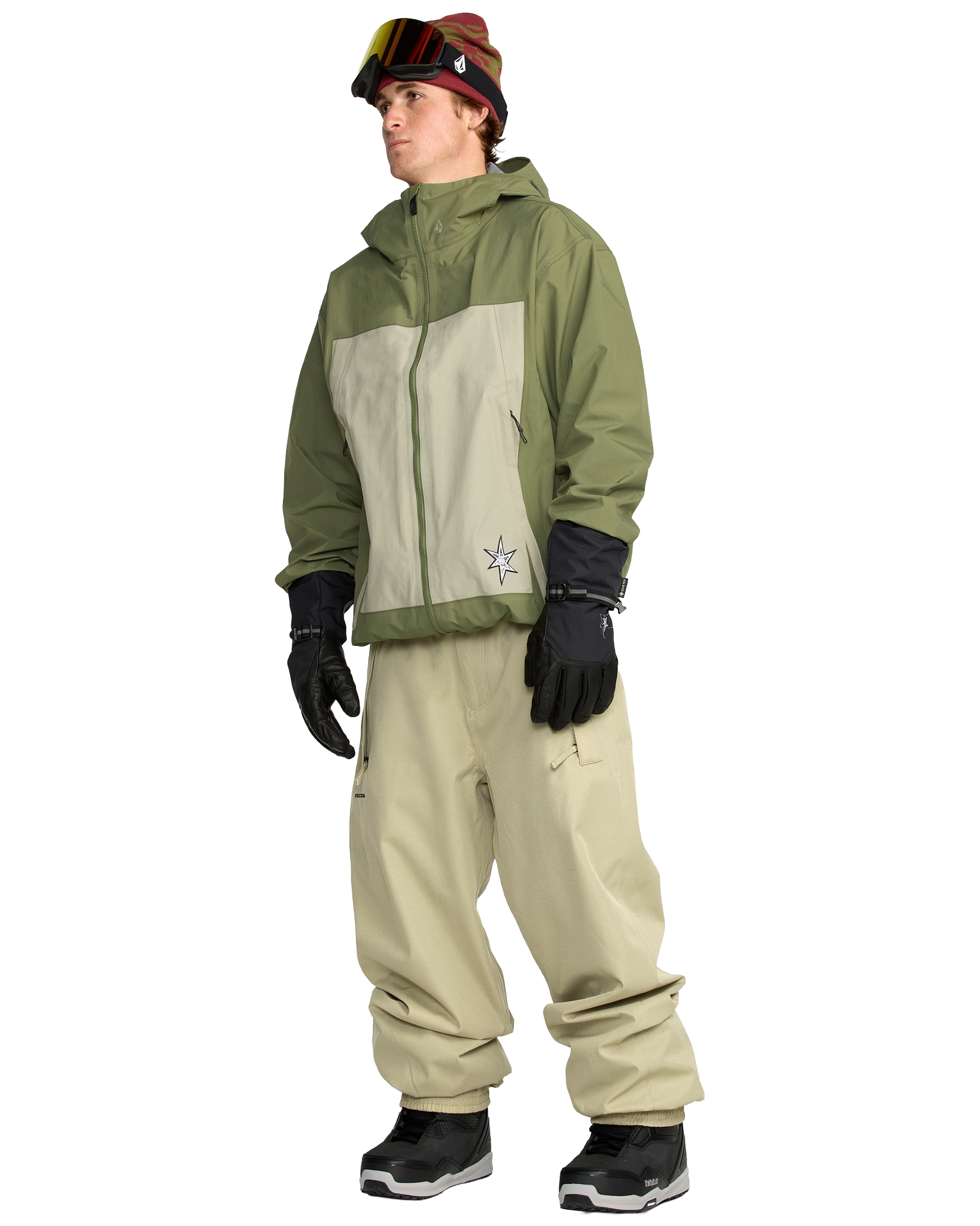 VOLCOM ARTHUR 3L JACKET DARK OLIVE 2026 - ONE Boardshop