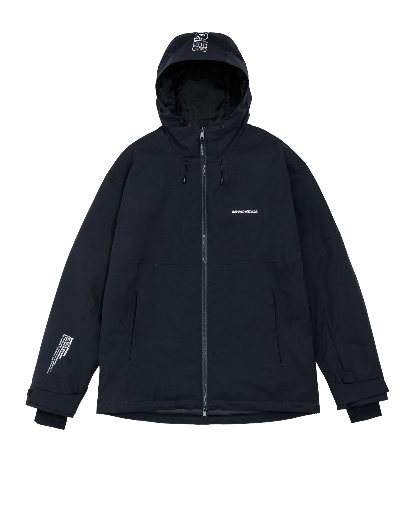 BEYOND MEDALS FULL ZIP 2L JACKET BLACK 2026 - ONE Boardshop