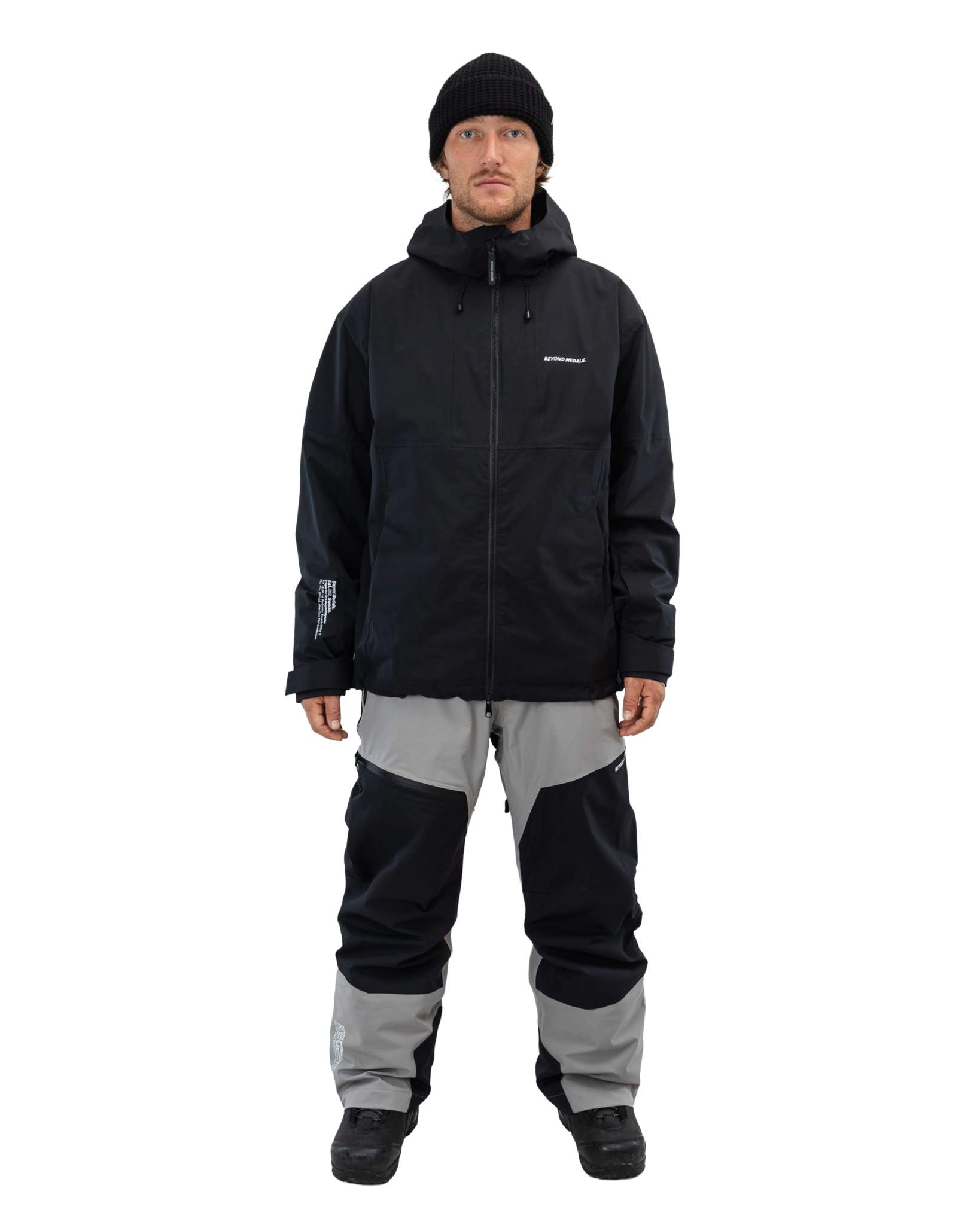 BEYOND MEDALS FULL ZIP 2L JACKET BLACK 2026 - ONE Boardshop