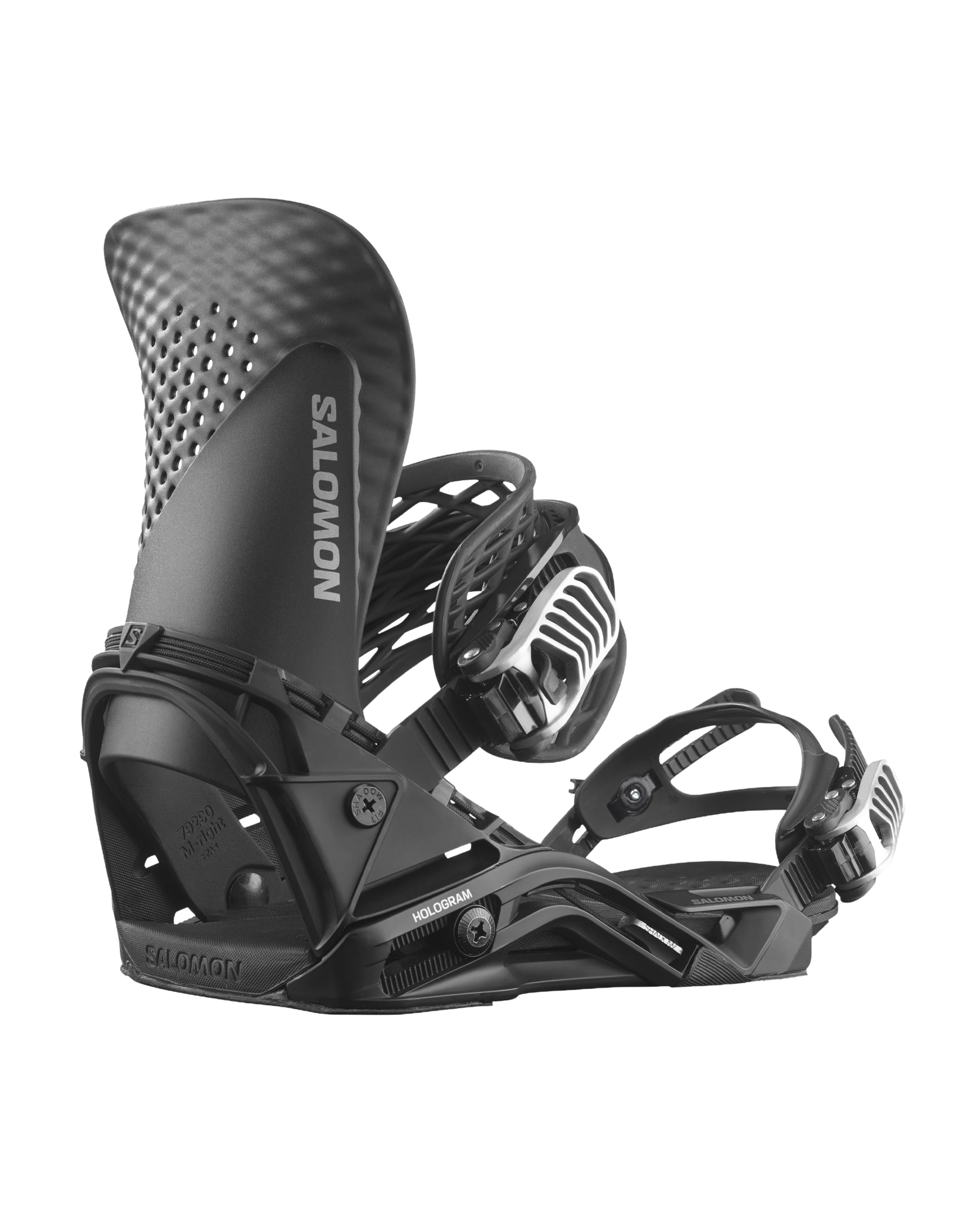 SALOMON HOLOGRAM SNOWBOARD BINDINGS BLACK 2026 - ONE Boardshop
