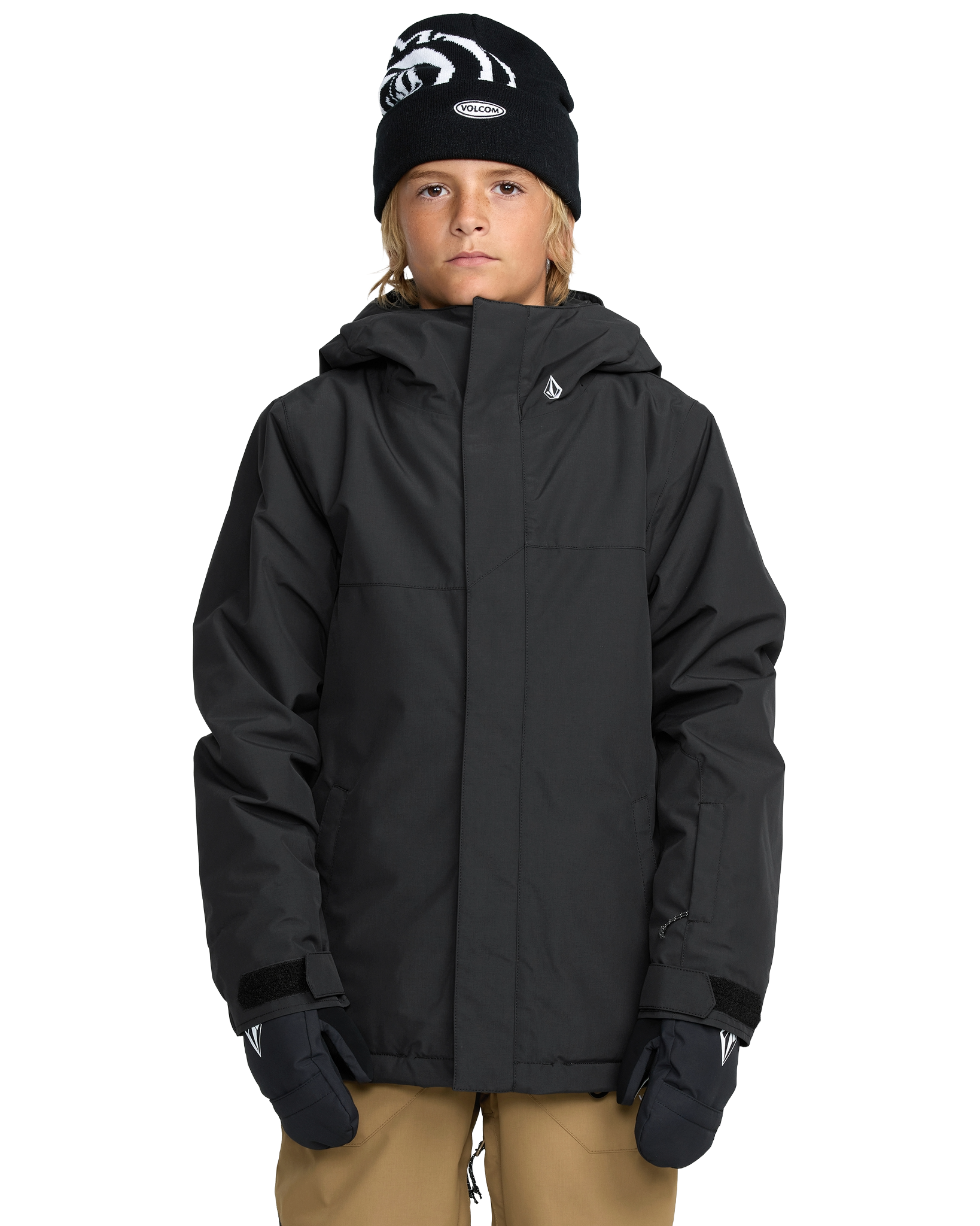 VOLCOM YOUTH STONE.91 INSULATED JACKET BLACK 2026 - ONE Boardshop