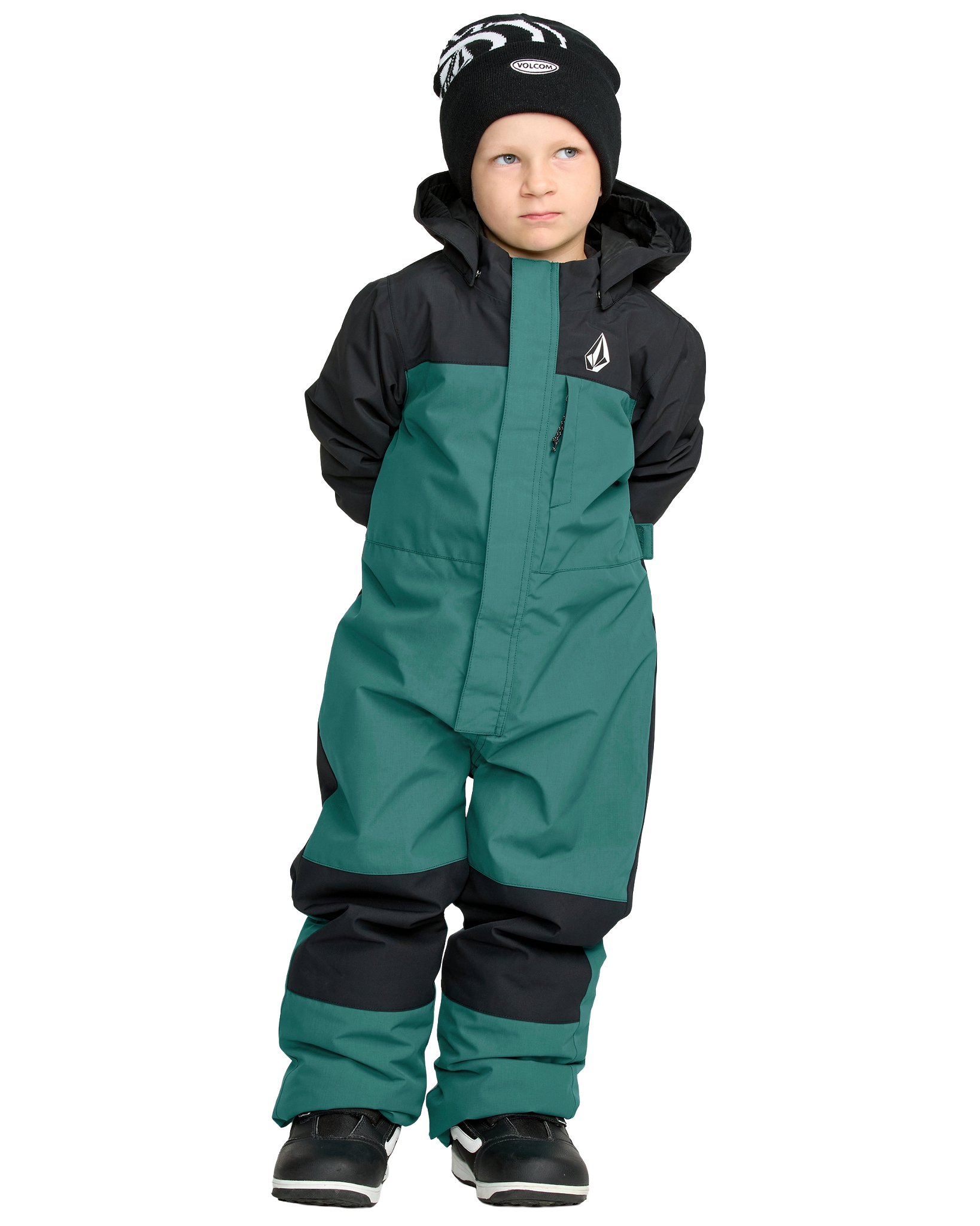 VOLCOM LITTLE KIDS FLURRY ONE PIECE SNOWSUIT ATLANTIC DEEP 2026 - ONE ...