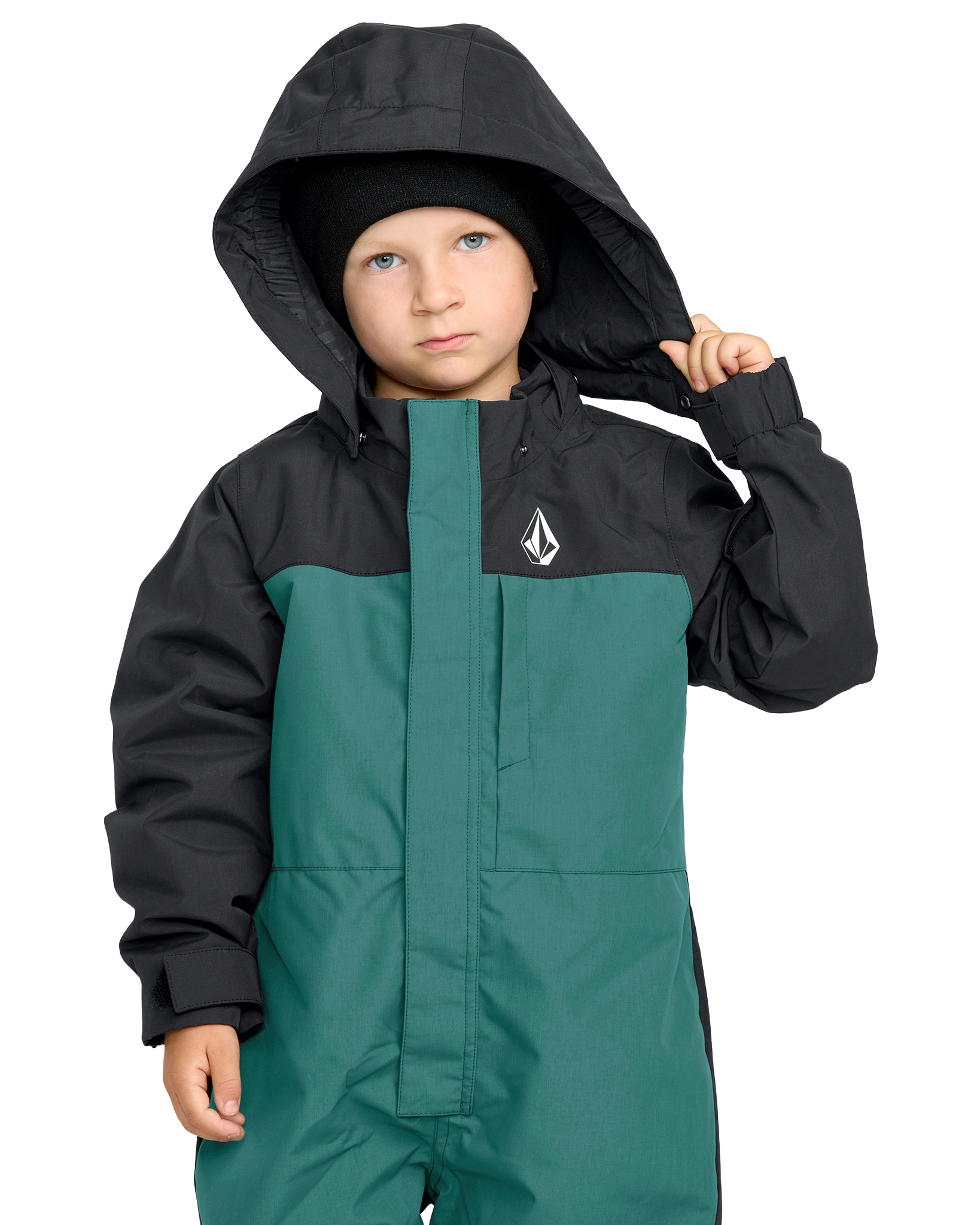VOLCOM LITTLE KIDS FLURRY ONE PIECE SNOWSUIT ATLANTIC DEEP 2026 - ONE ...