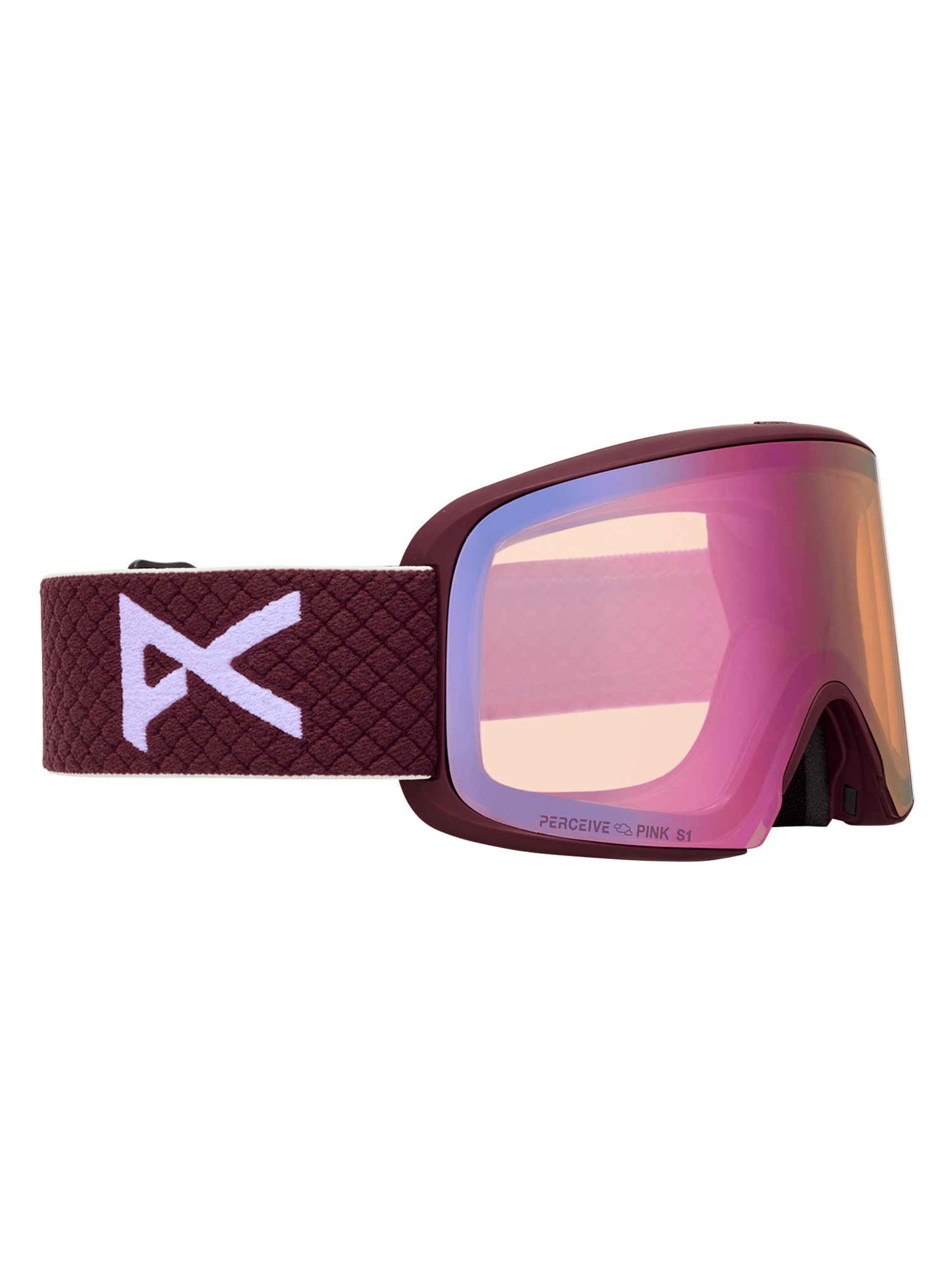 ANON M6 GOGGLE DEEP CHERRY w/ CLOUDY PINK + VARIABLE BLUE + MFI 2026 ...