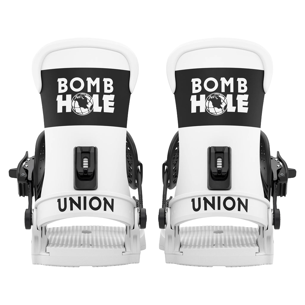 UNION BOMB HOLE SMU SNOWBOARD BINDING WHITE 2026 - ONE Boardshop