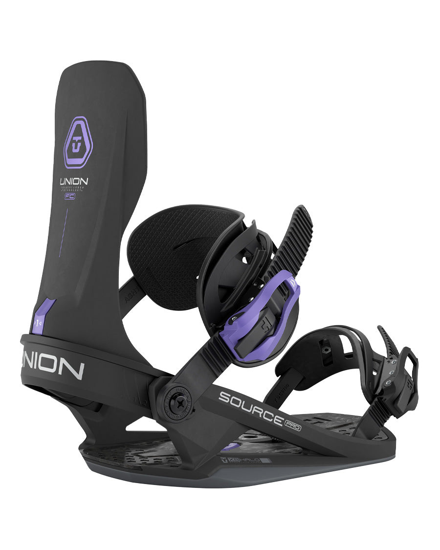 UNION SOURCE PRO SNOWBOARD BINDING BLACK 2026 - ONE Boardshop