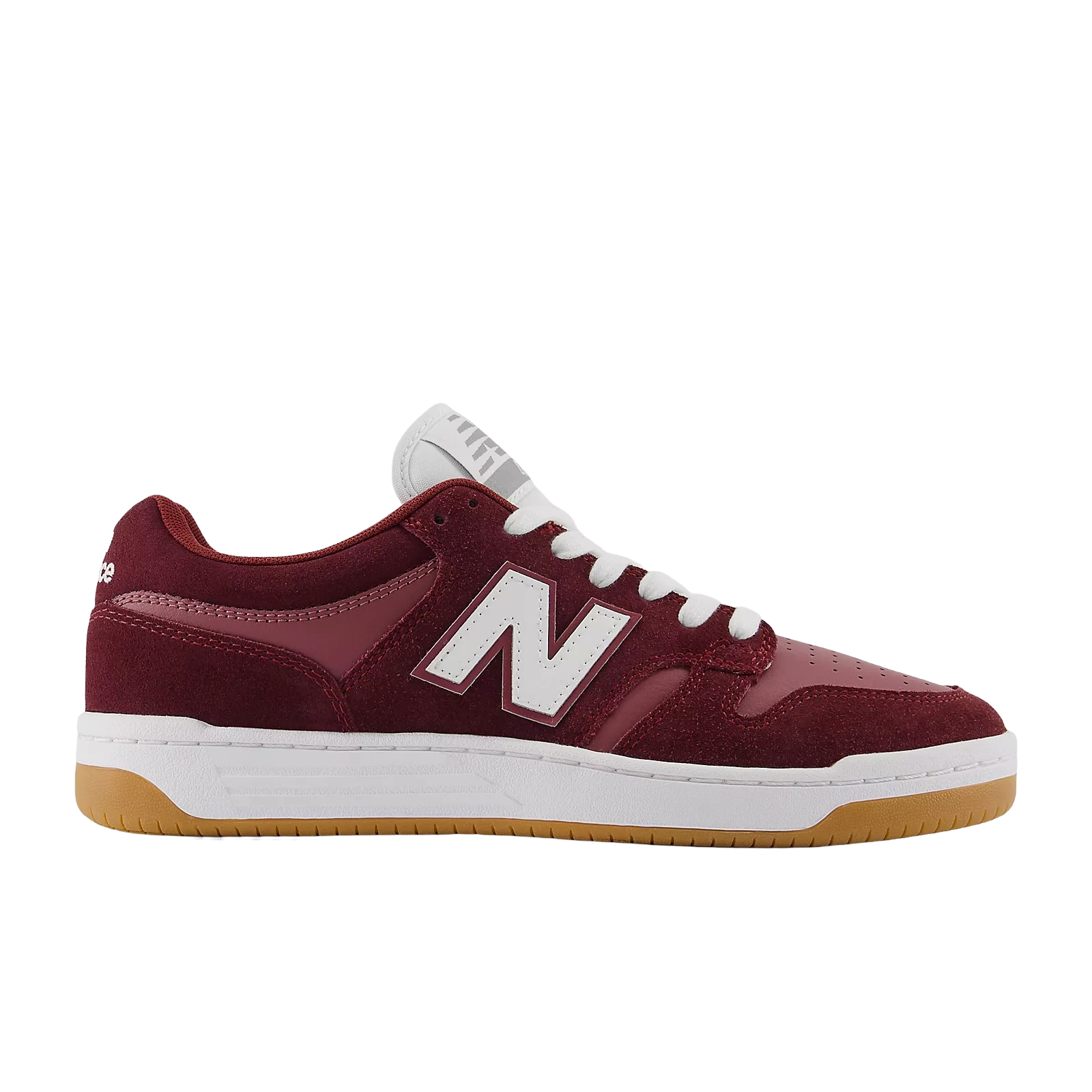 NEW BALANCE MENS NUMERIC 480 SHOES (BEE) BURG/WHITE - ONE Boardshop