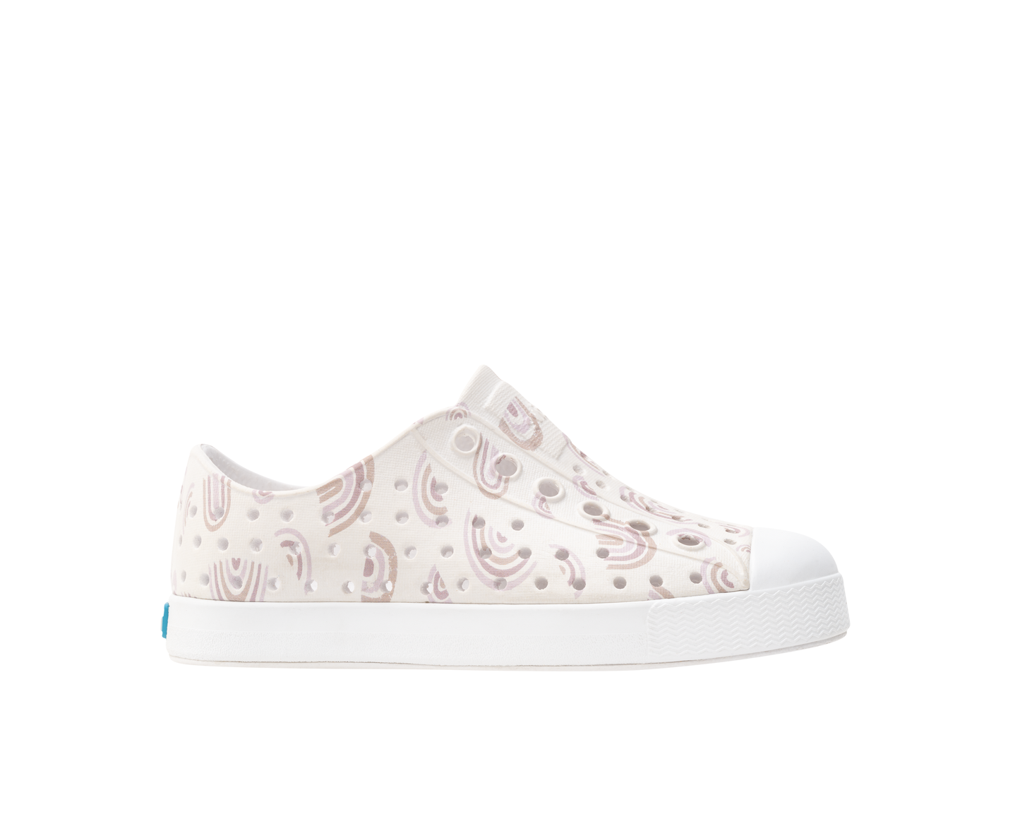 NATIVE JEFFERSON CHILD PRINT SHOE SHELL WHITE/SHELL WHITE/BARELY FLAX ...