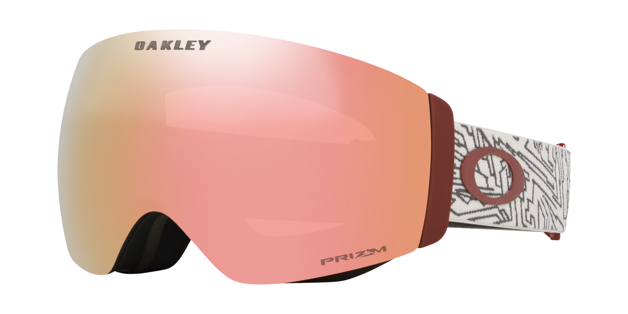 OAKLEY FLIGHT DECK PRO M GOGGLE MATTE BLACK w/PRIZM ROSE GOLD + 2026 ...