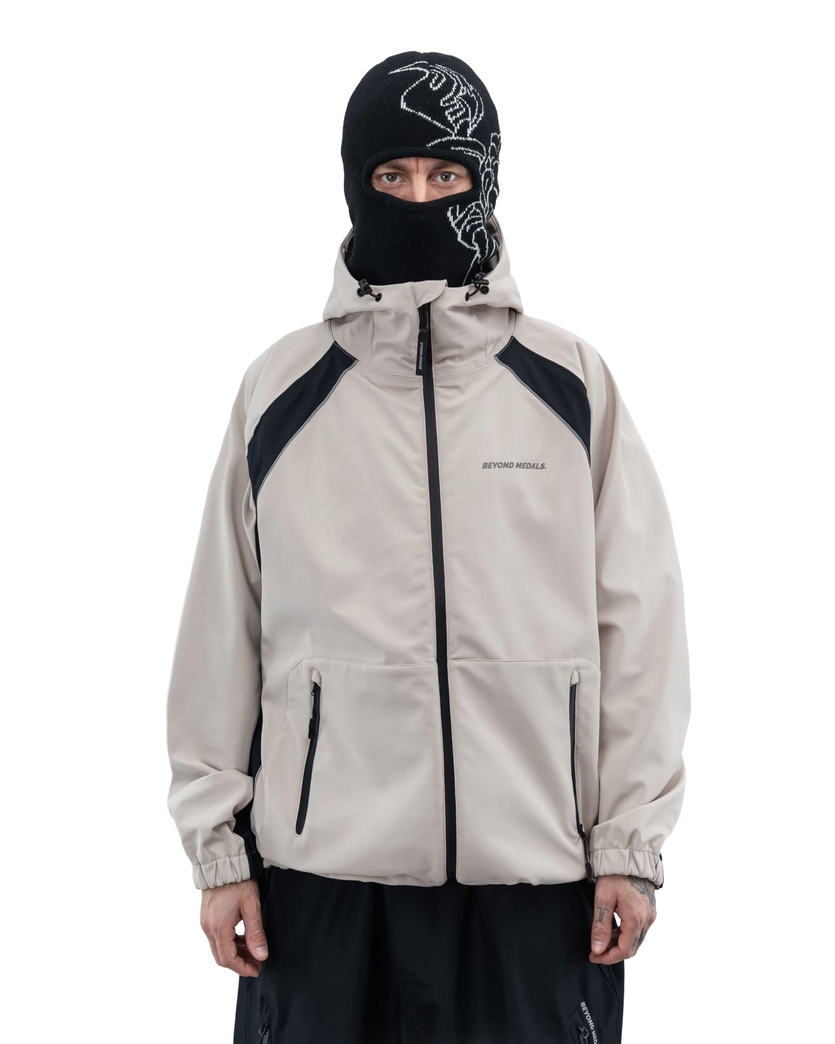 BEYOND MEDALS SOFTSHELL JACKET BEIGE 2026 - ONE Boardshop
