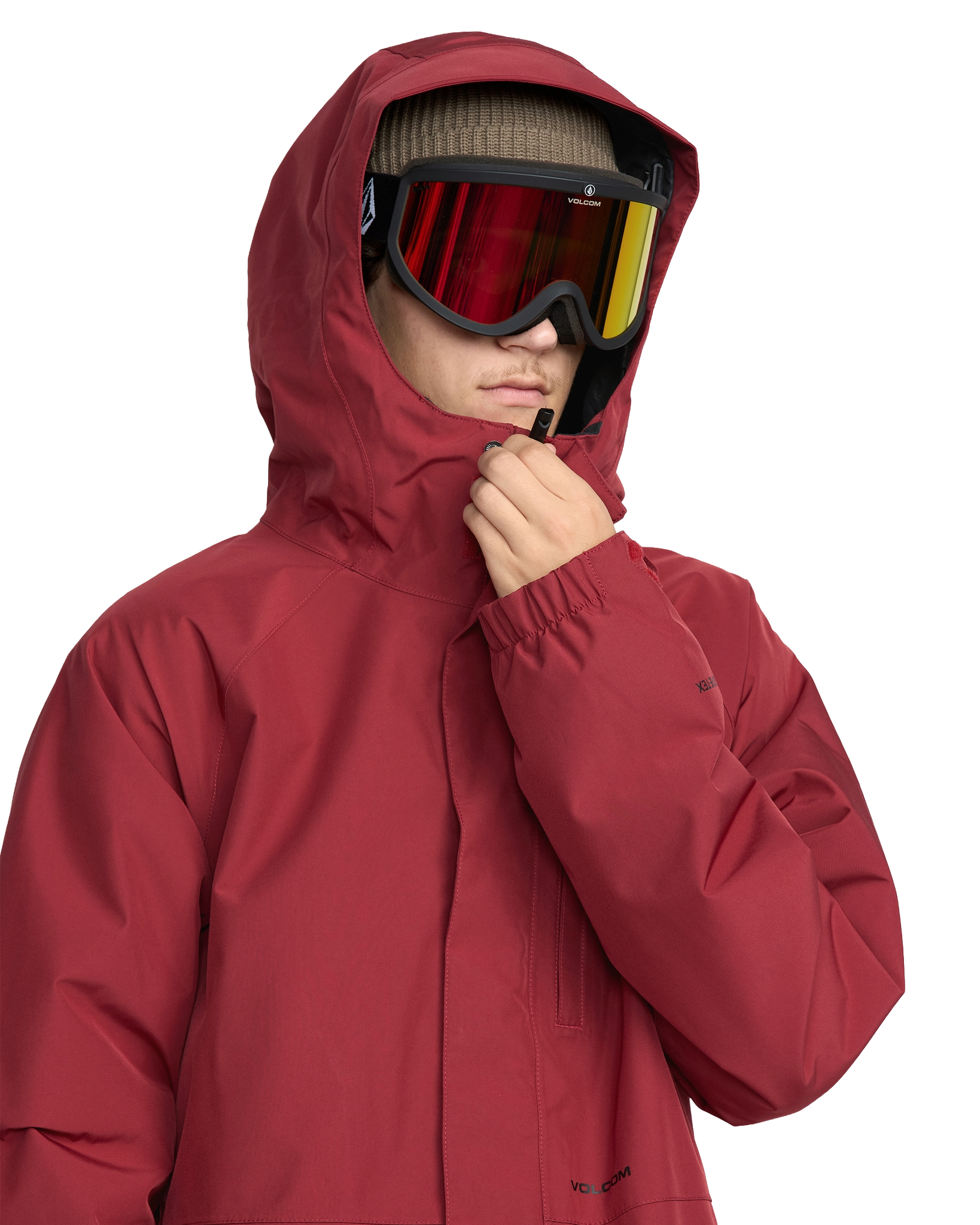 VOLCOM DUA INSULATED GORE-TEX JACKET BURNT RED 2026 - ONE Boardshop