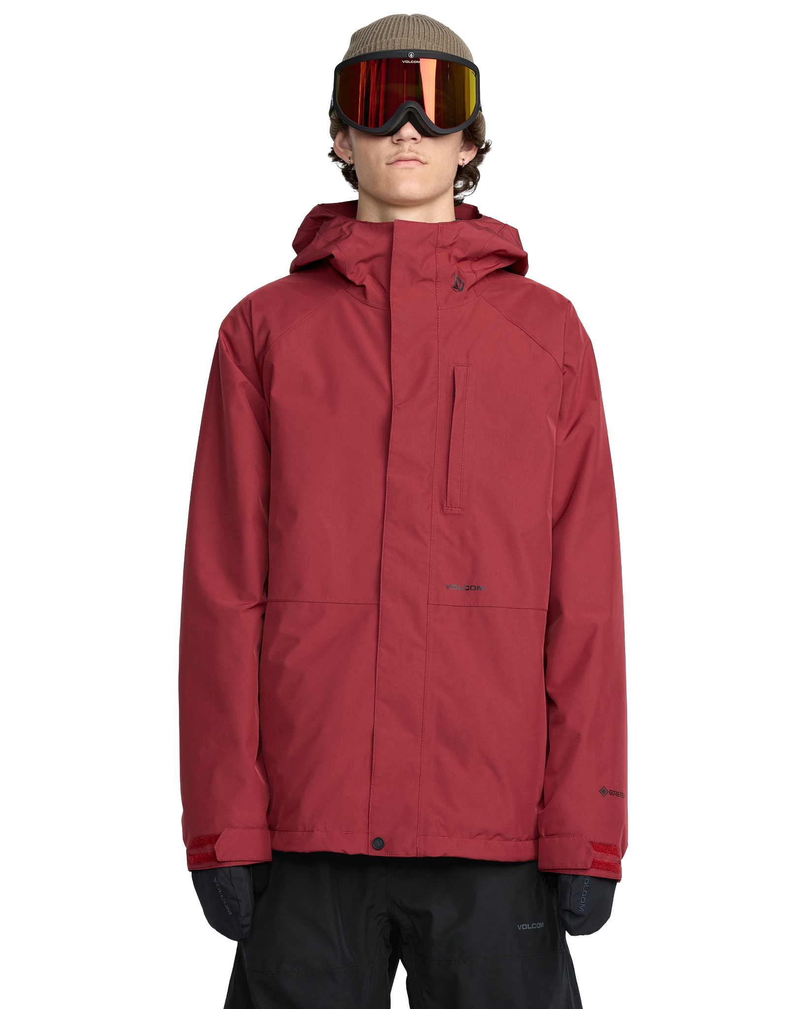VOLCOM DUA INSULATED GORE-TEX JACKET BURNT RED 2026 - ONE Boardshop