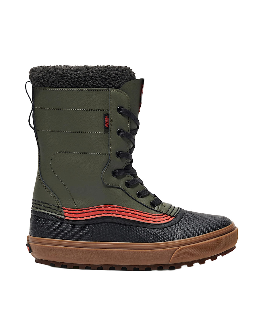 VANS MENS STANDARD MID MTE SNOW BOOT (17P) GREEN/GUM - ONE Boardshop