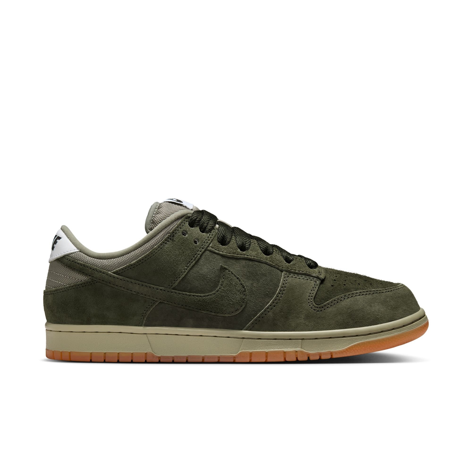 NIKE SB MENS DUNK LOW PRO B SHOES (301) SEQUOIA/SEQUOIA-LIGHT ARMY-WHI ...