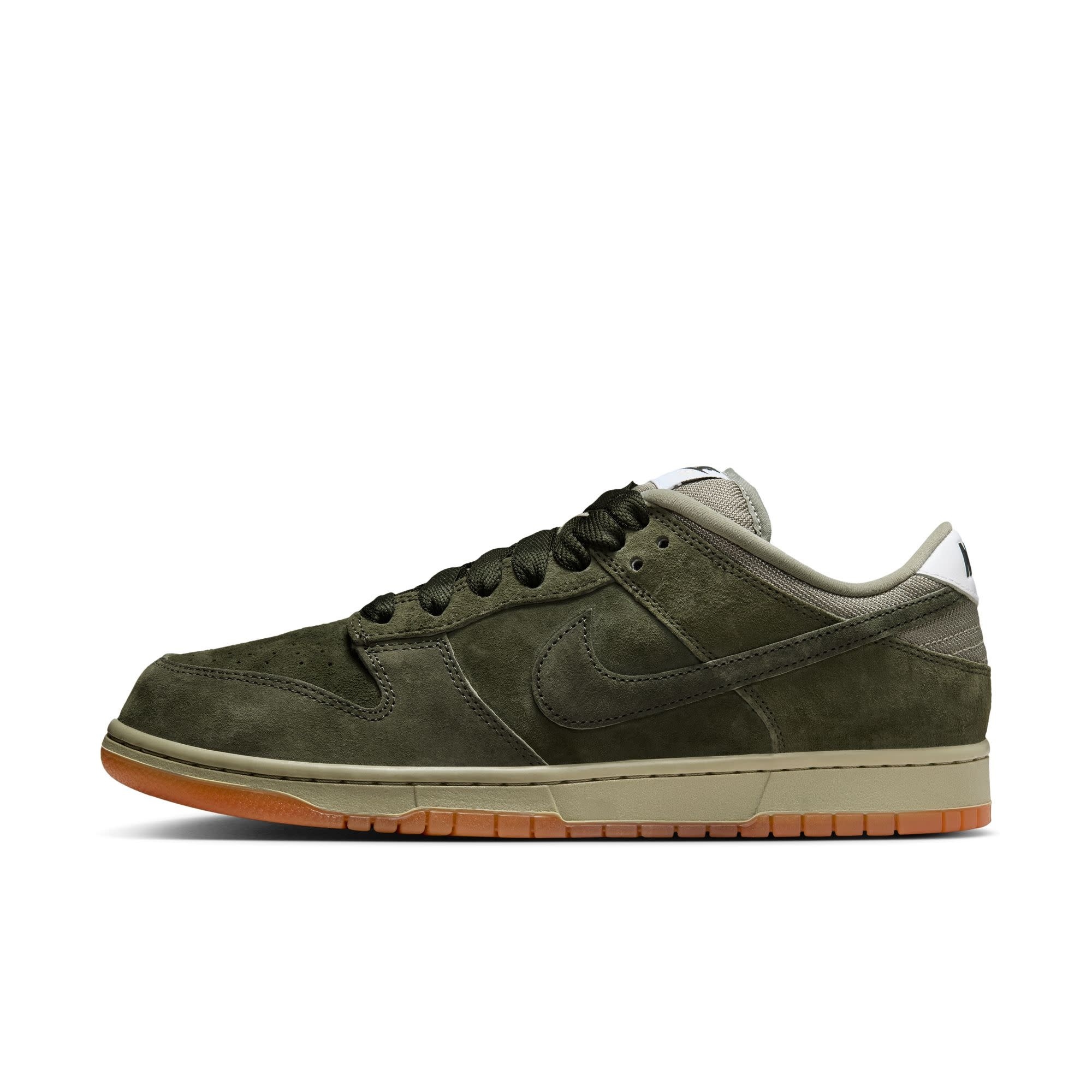 NIKE SB MENS DUNK LOW PRO B SHOES (301) SEQUOIA/SEQUOIA-LIGHT ARMY-WHI ...