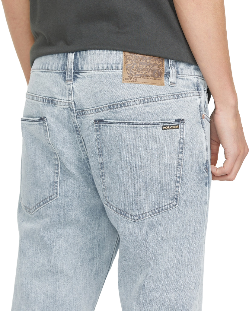 VOLCOM MENS SOLVER DENIM PANTS (CNA) CAROLINA BLUE - ONE Boardshop