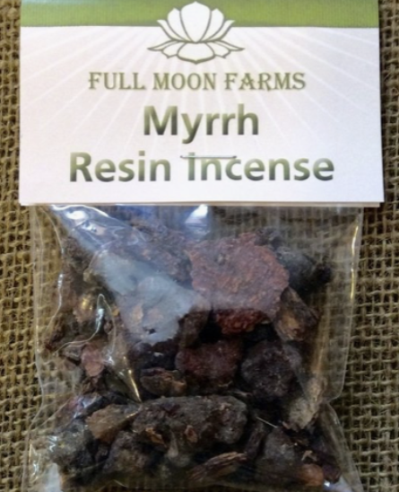 Myrrh Resin (Commiphora Molmol) Incense 1oz - - Awakenings