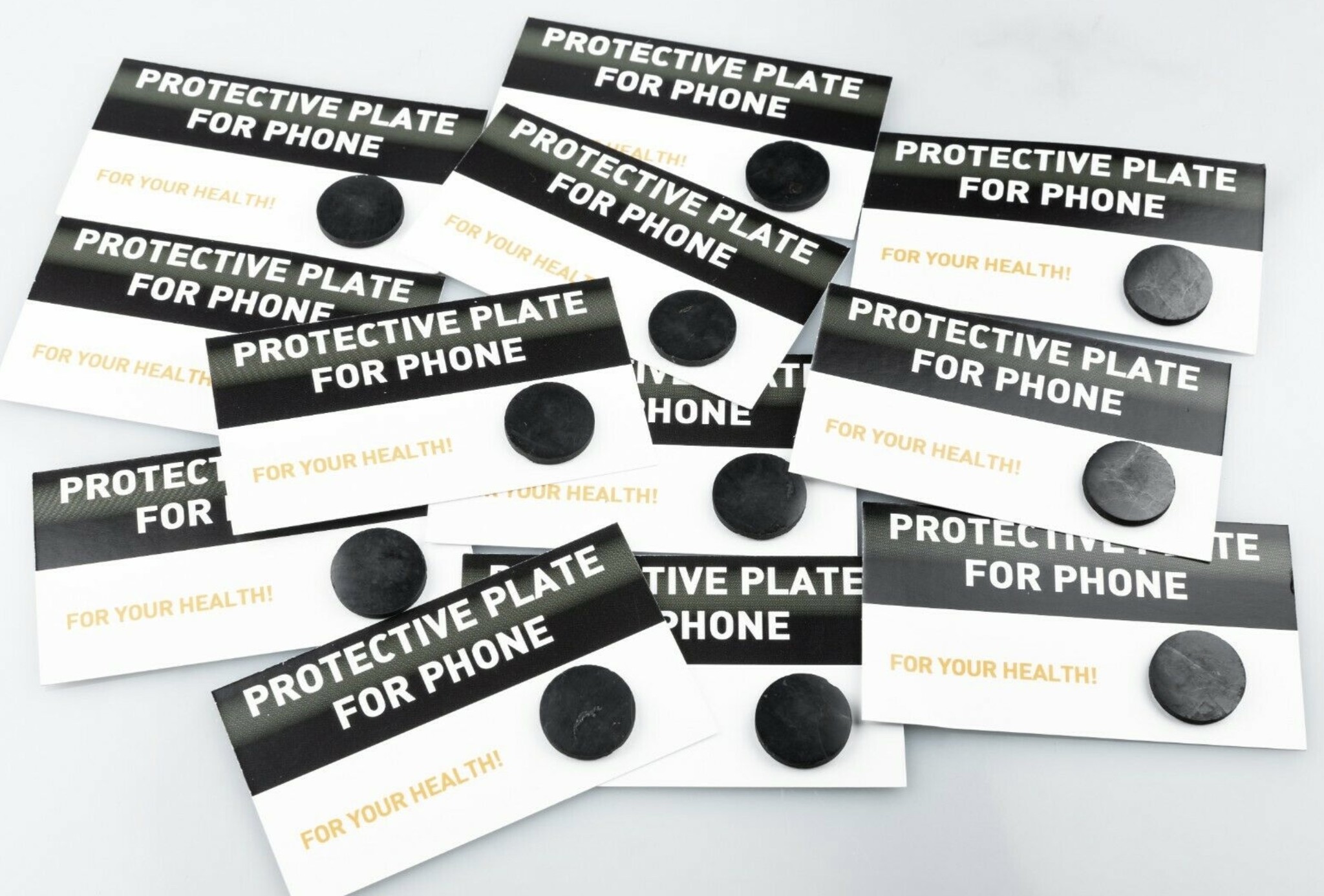 Shungite Cell Phone EMF Blocker Tab Sticker Protective Plate 5G ...