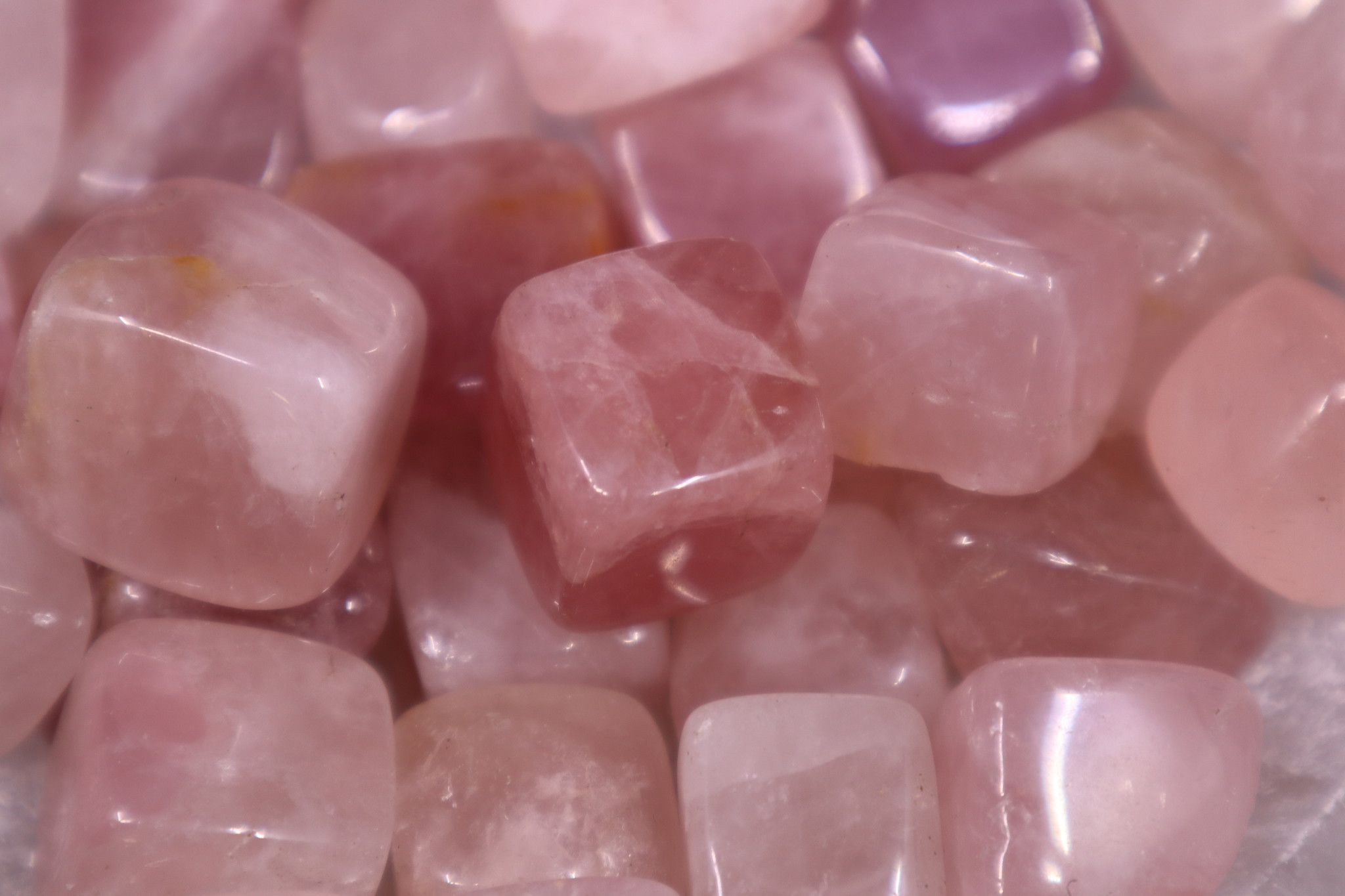 Rose Quartz Cube 1" - Awakenings