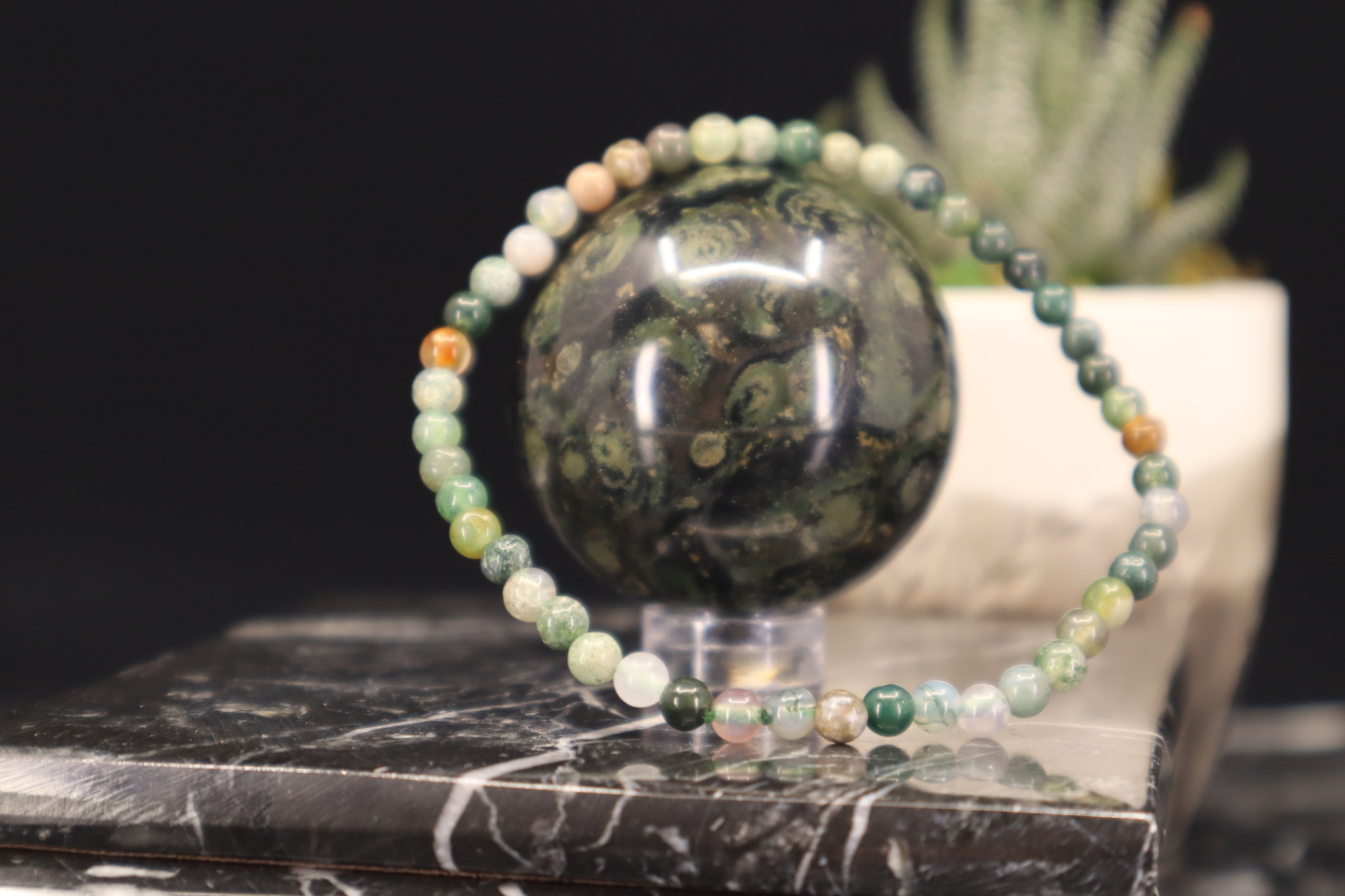 Fancy Jasper Bracelet-4mm