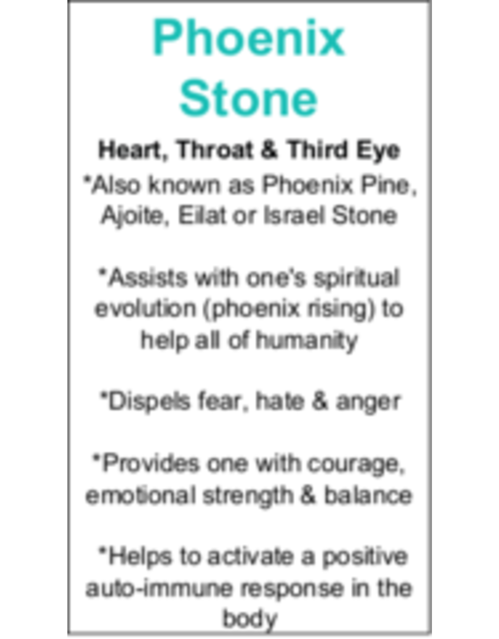 Phoenix Stone Pine - Tumbled - Awakenings