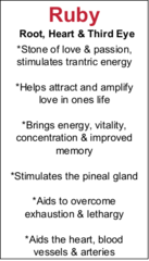 Ruby Albite - Tumbled - Awakenings