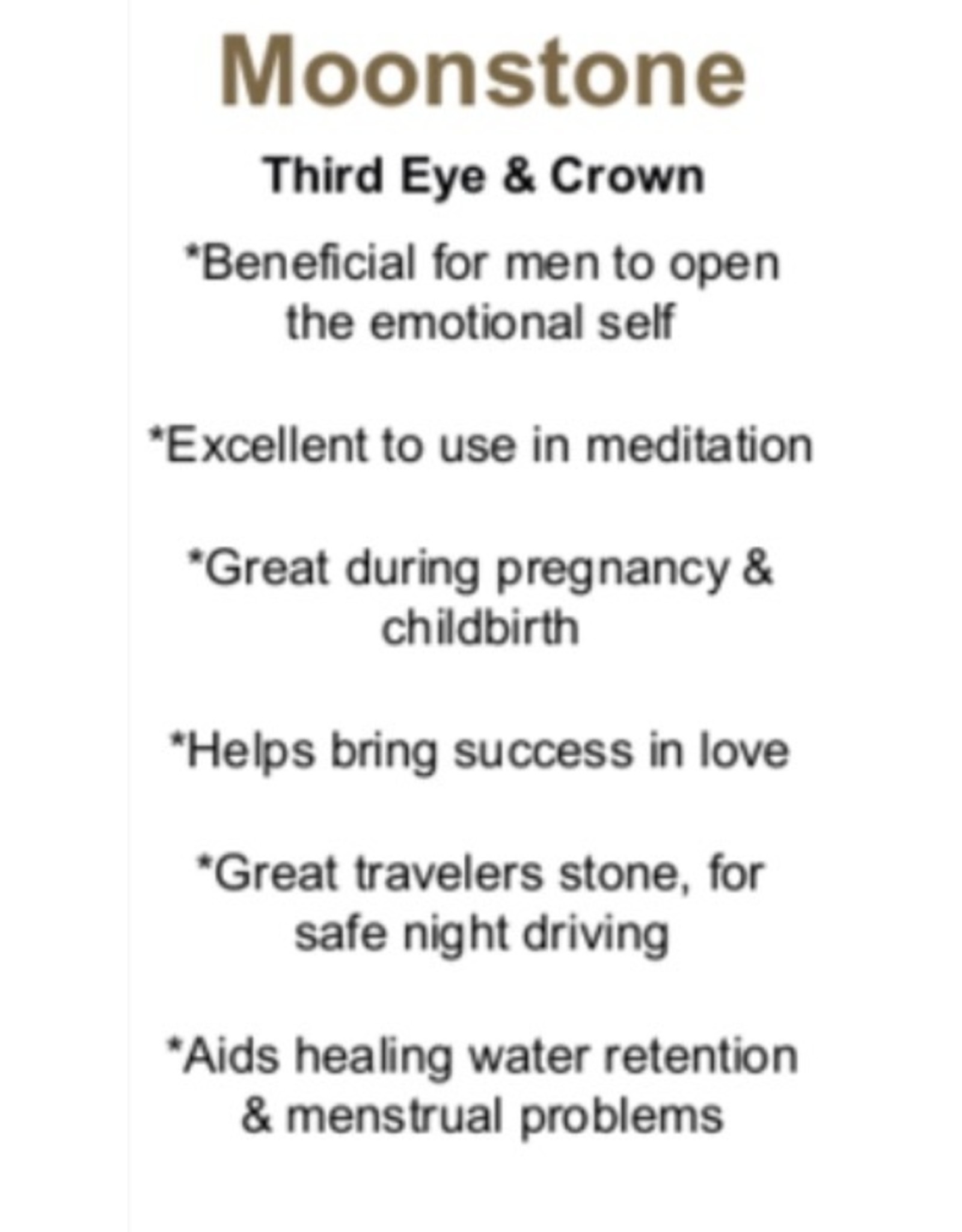 Moonstone with Sunstone Inclusion Tower Point-Medium (2-3") - Awakenings