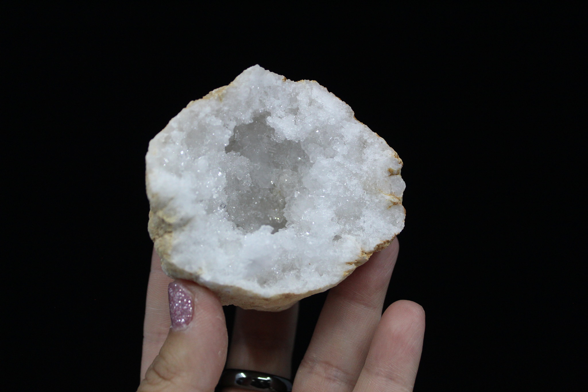 Clear Crystal Quartz Geodes - Medium (Pair Set) - Awakenings