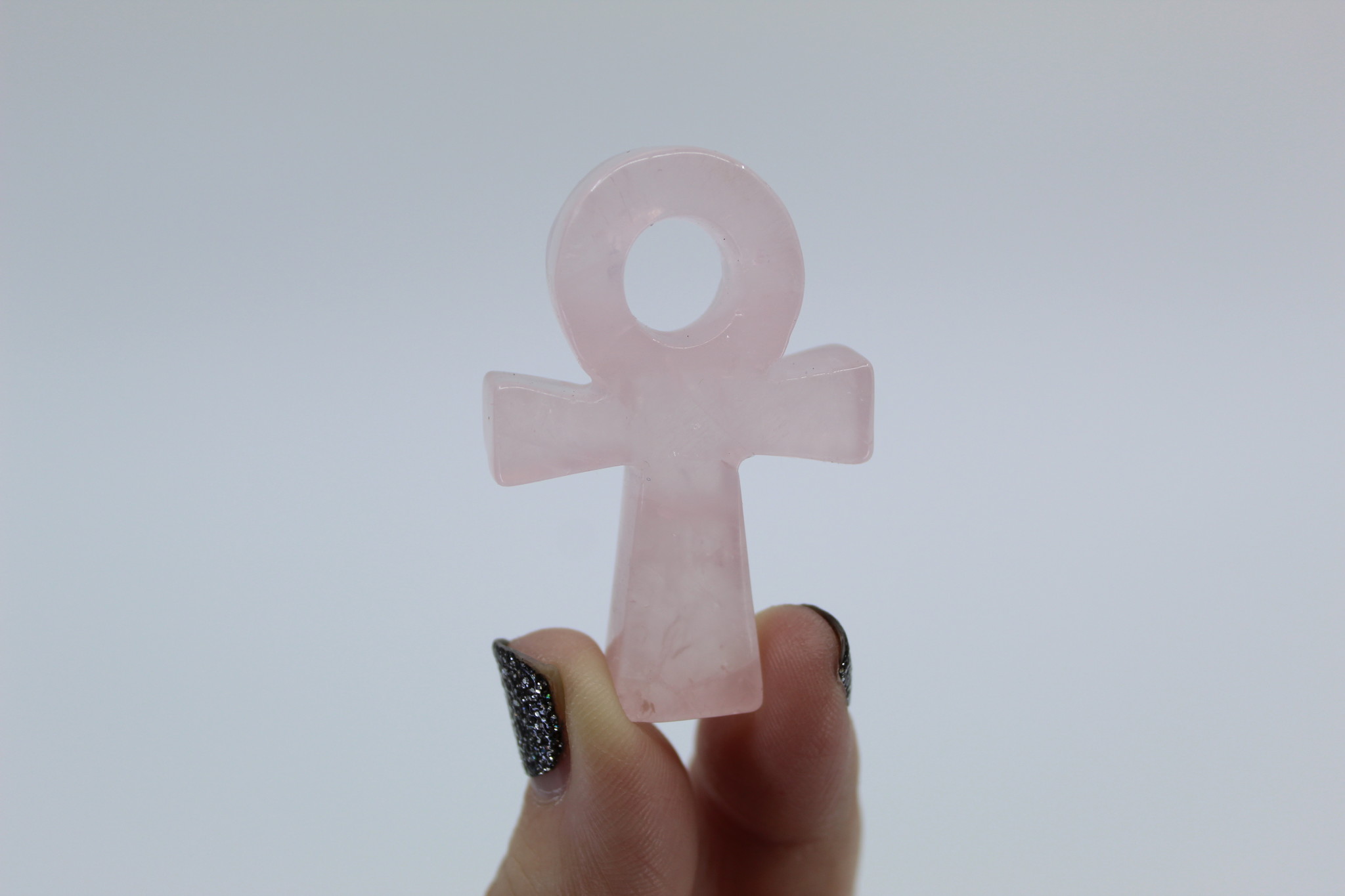 Home Décor Rocks & Geodes Key of life Crystal Carved Ankh Home & Living ...