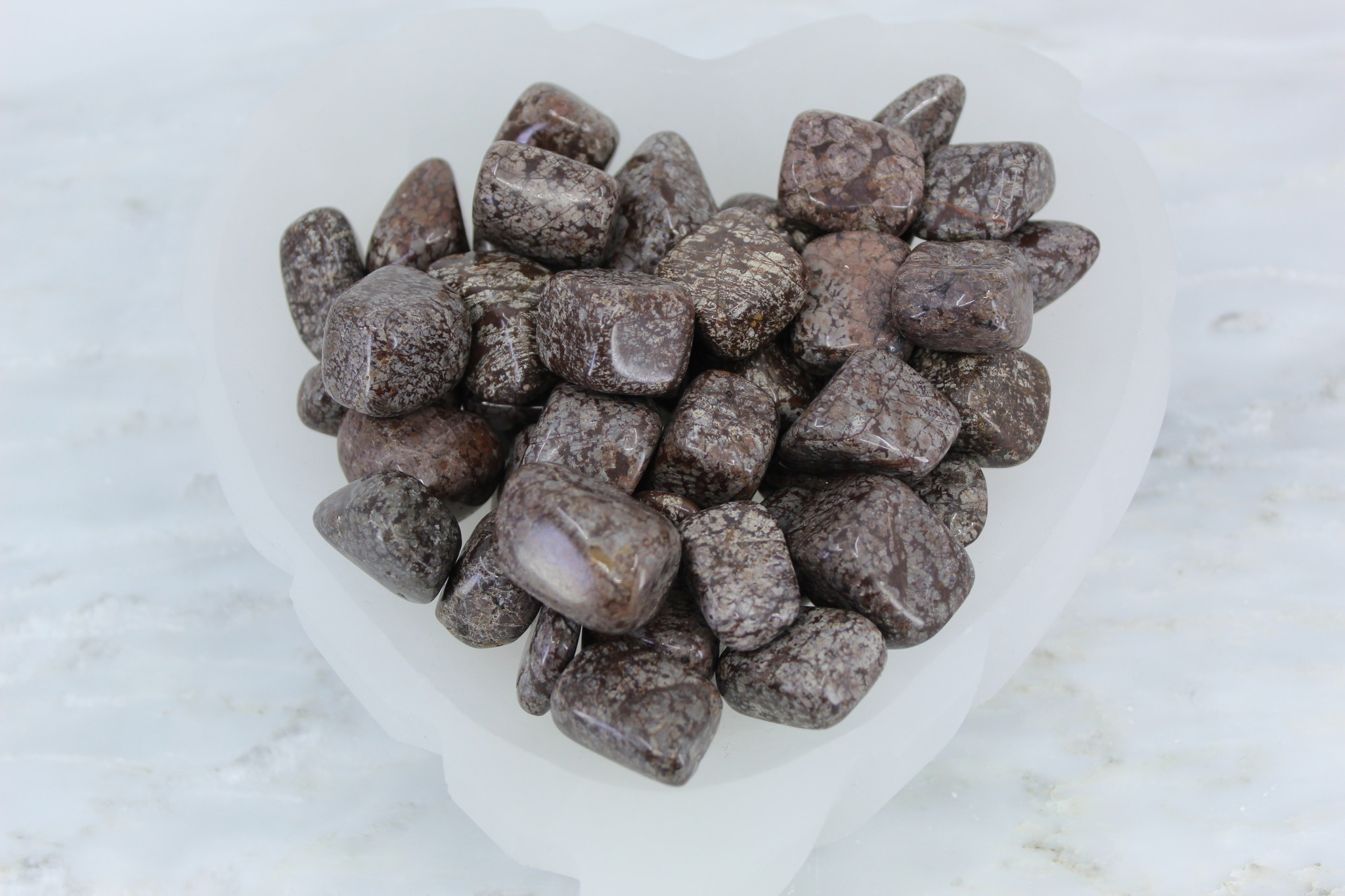 Brown/Chocolate Snowflake Obsidian- Tumbled - Awakenings