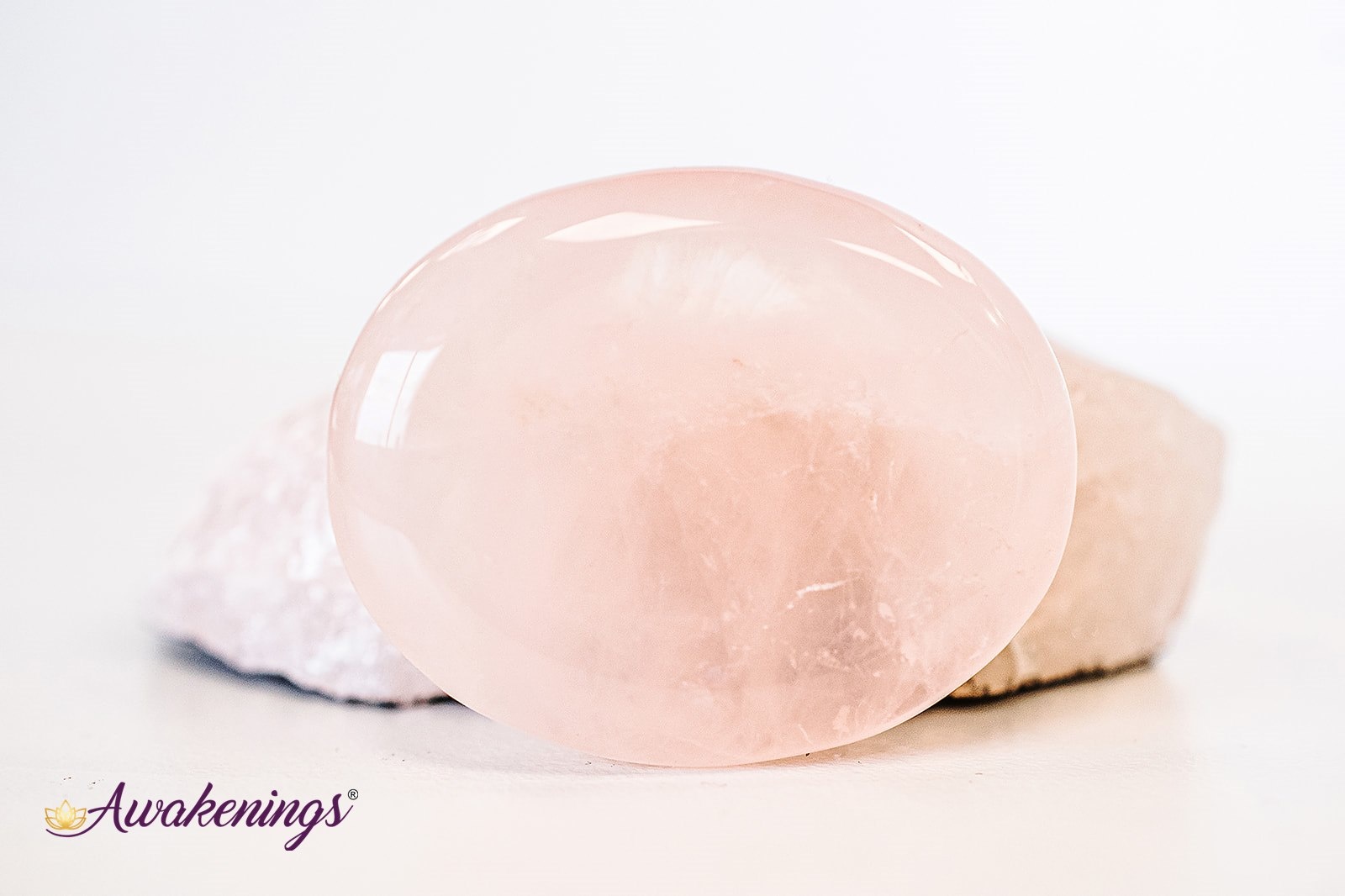 Rose Quartz Worry Stone - Awakenings