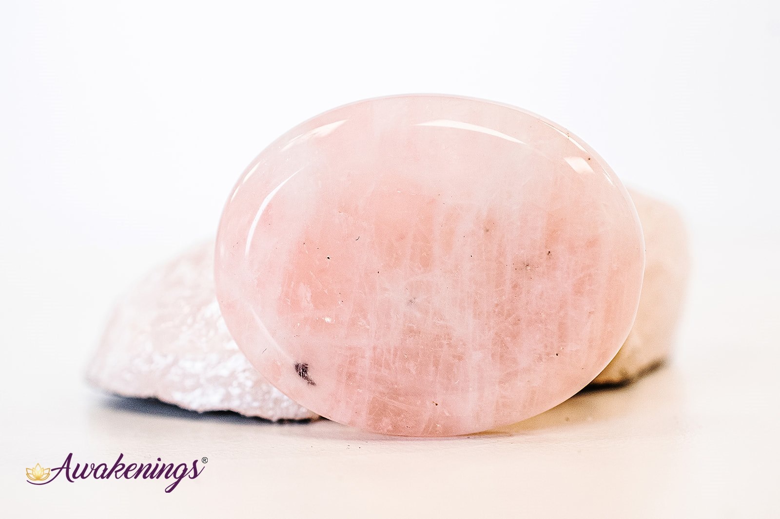 Rose Quartz Worry Stone - Awakenings