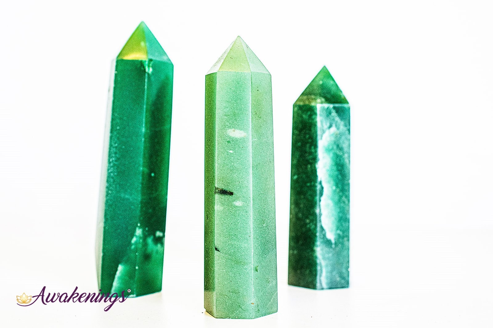 Green Aventurine Tower Point -Medium (3-4") - Awakenings