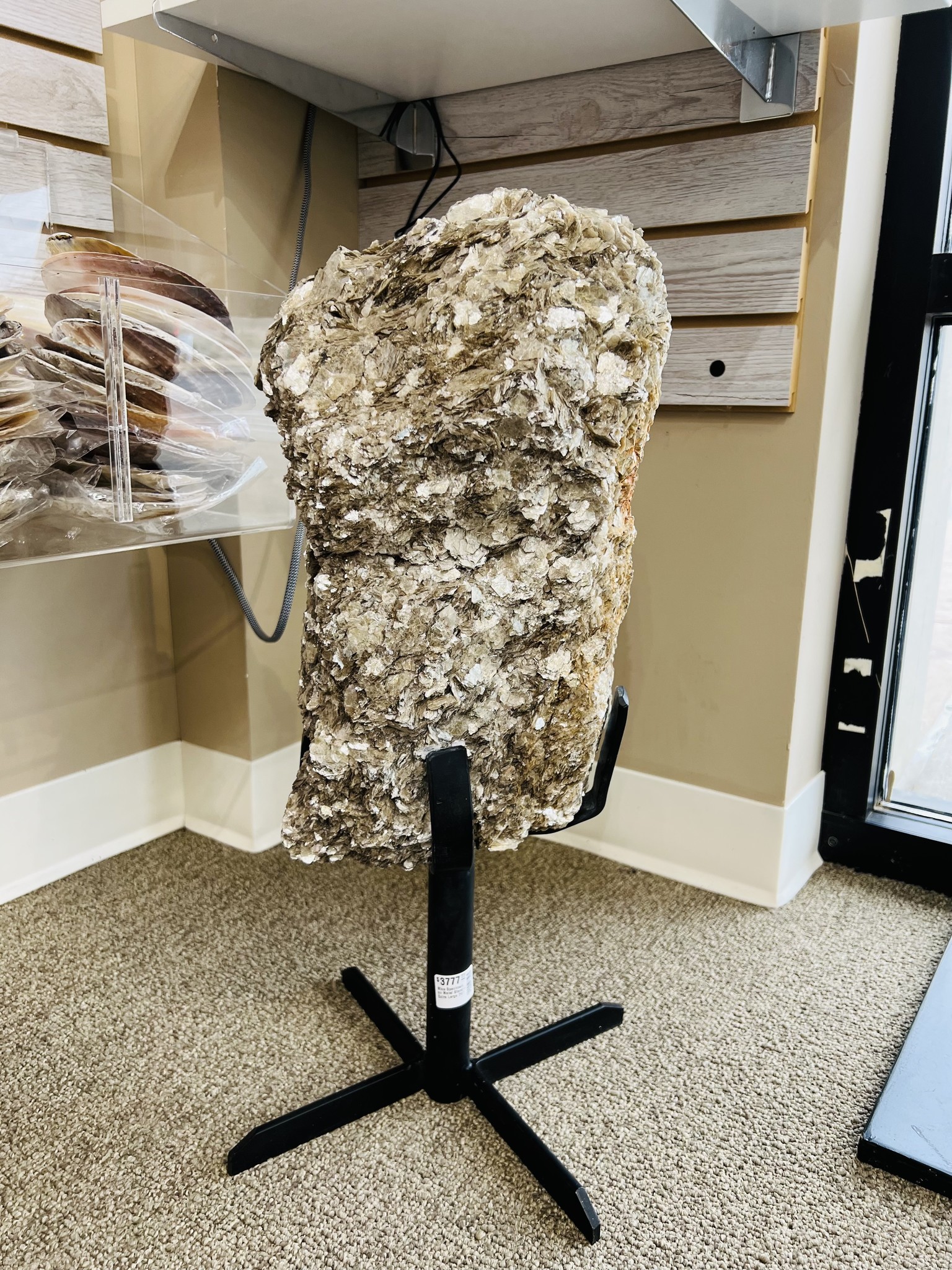 Mica Specimen on Metal Stand- Extra Large 24" - Awakenings