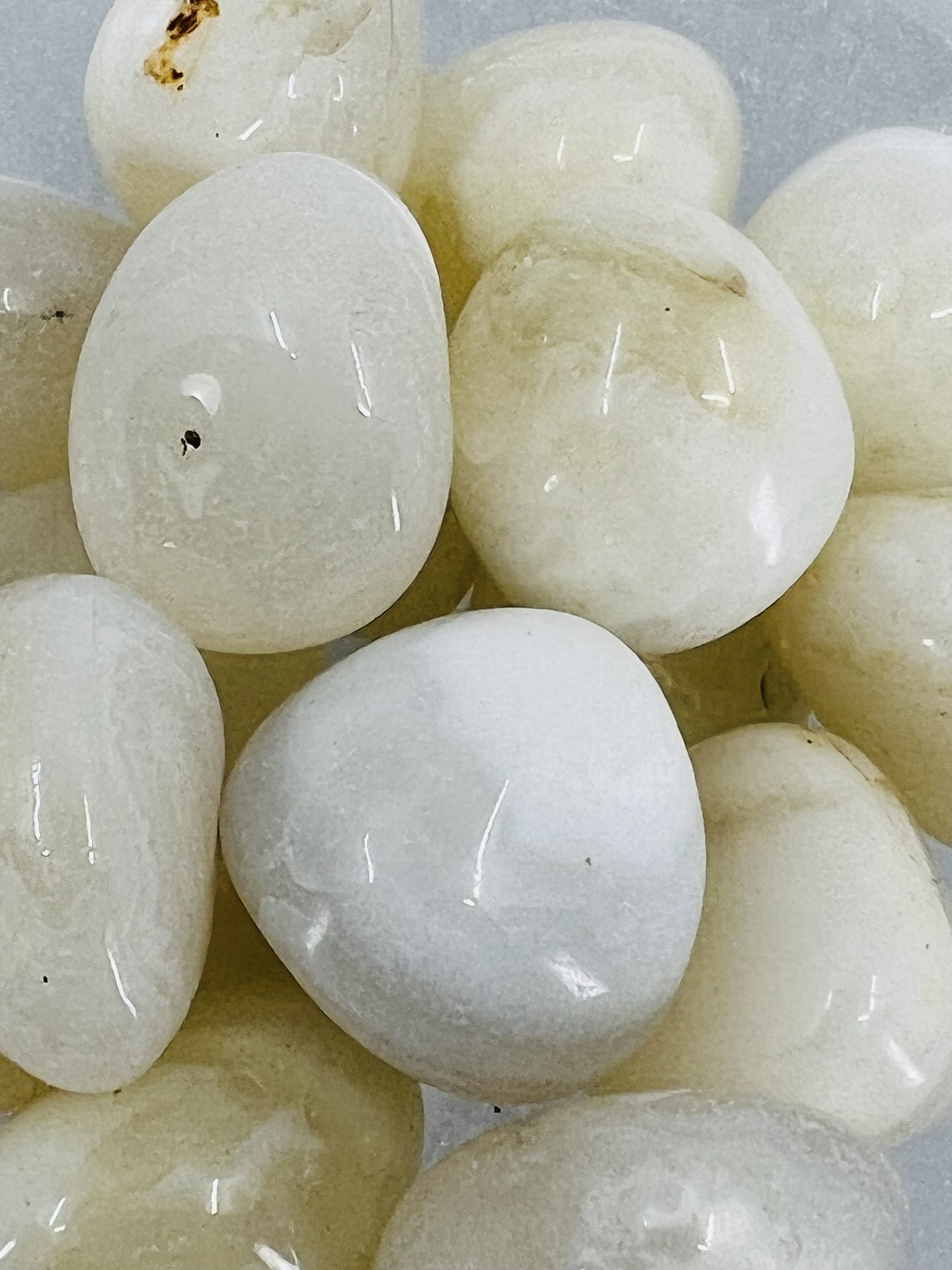 White Agate - Tumbled - Awakenings